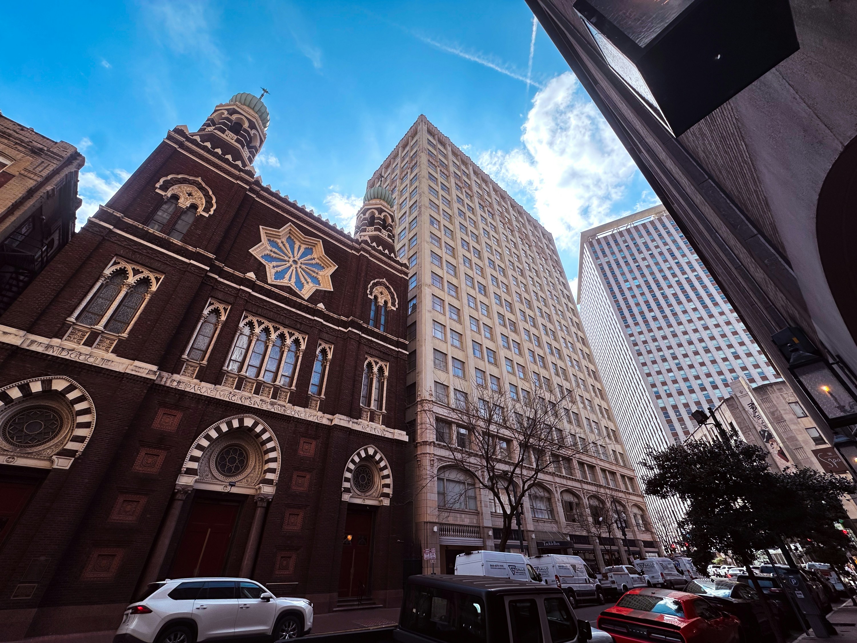 Urban Cathedral: A Closer Look at Granite Facades in Morning Light
