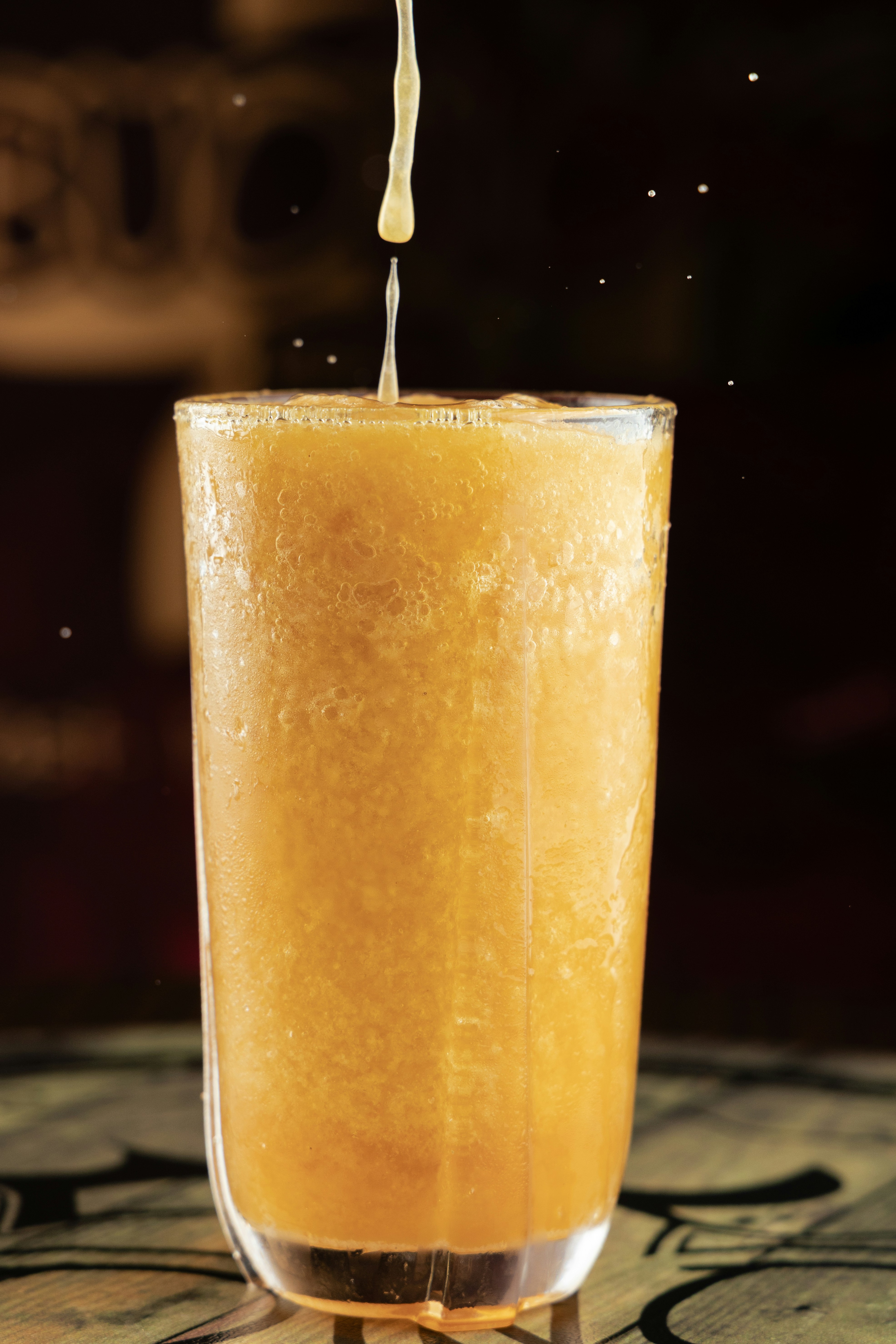 Golden Elixir: A Shot of Freshly Poured Morning Mead