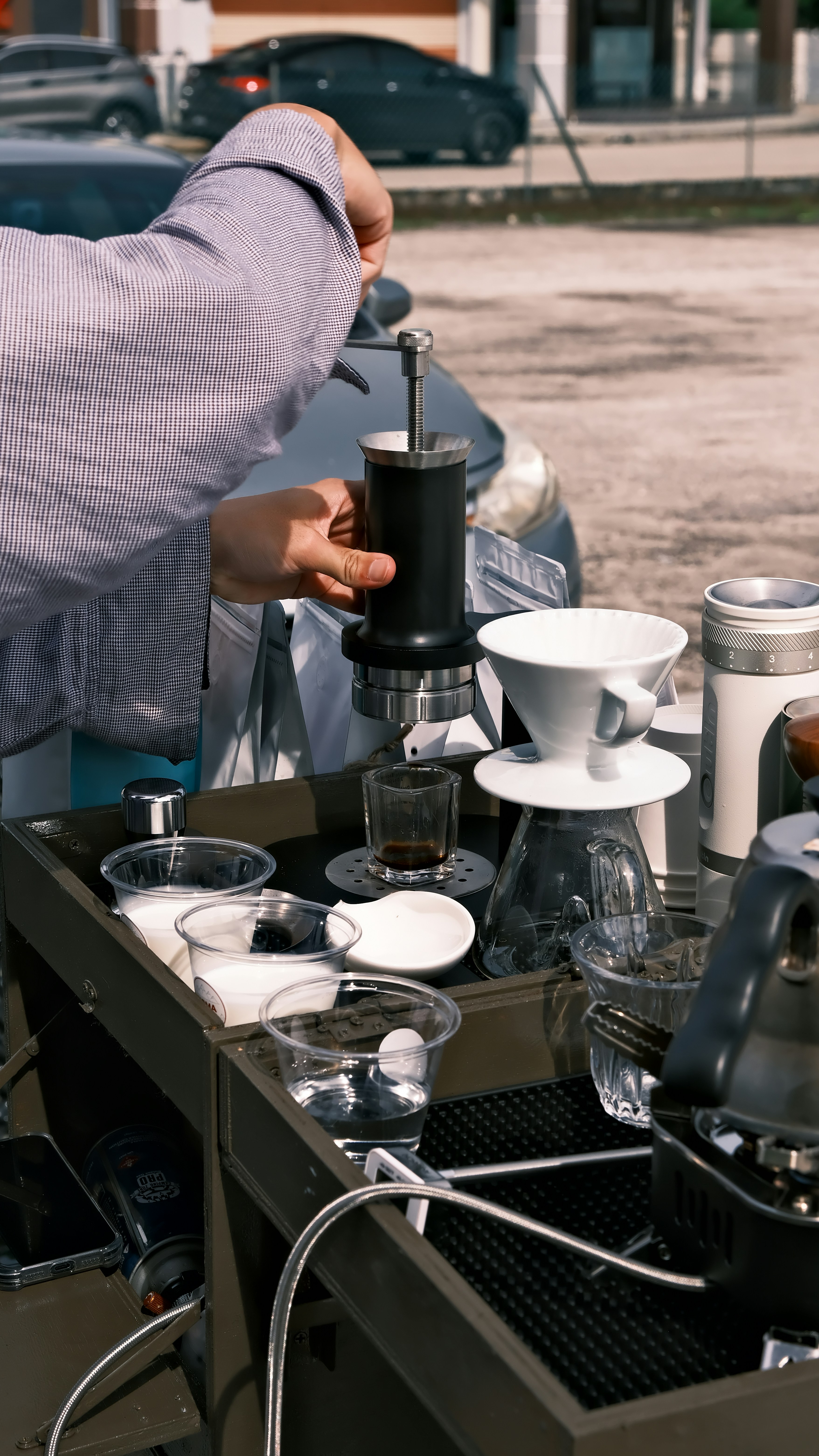 Barista’s Precision: A Barista’s Tool in Action
