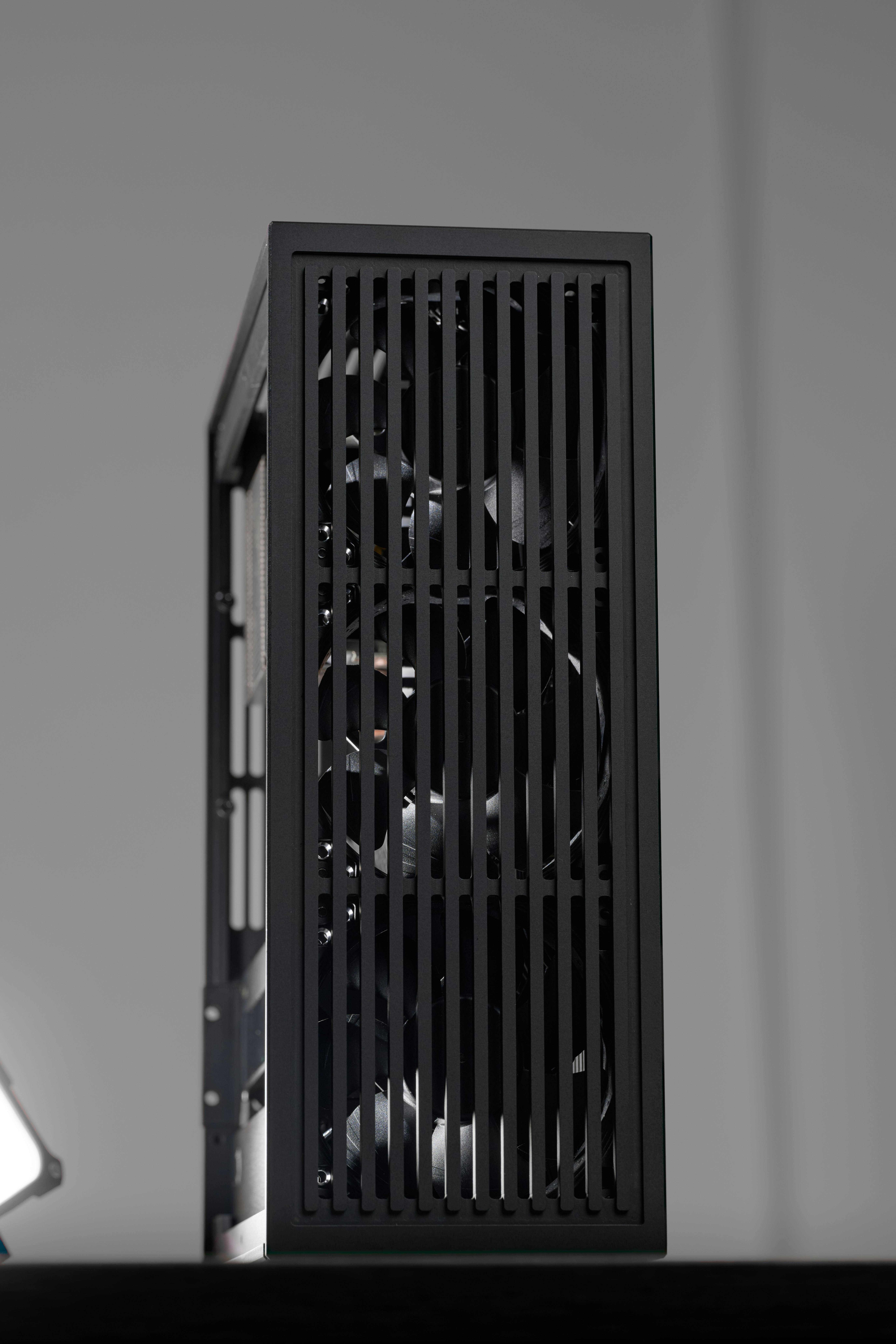 Vertical Core: The Server Tower in Quiet Focus