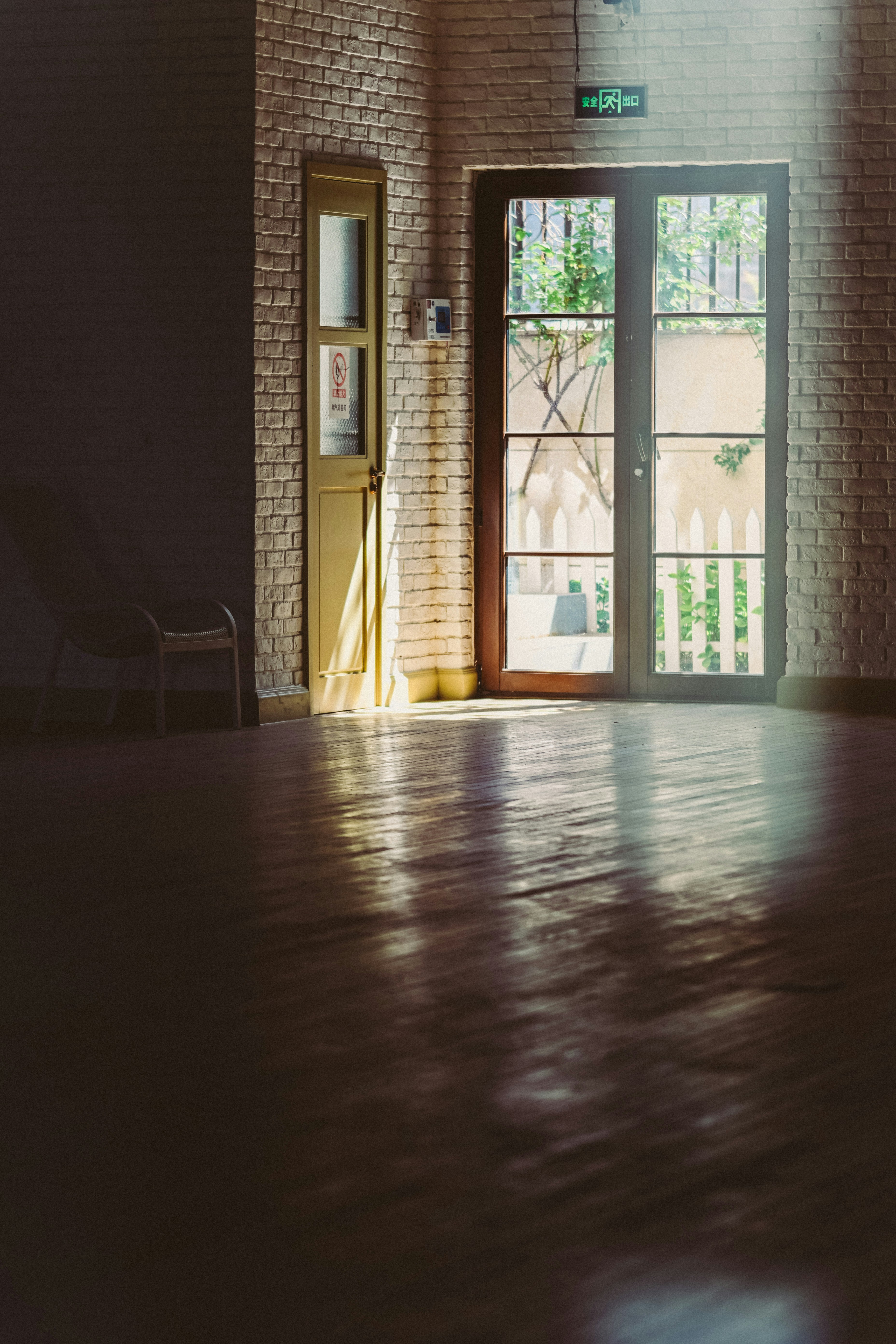 Light at the Doorway: Quiet Entrance to the Sunlit Yard