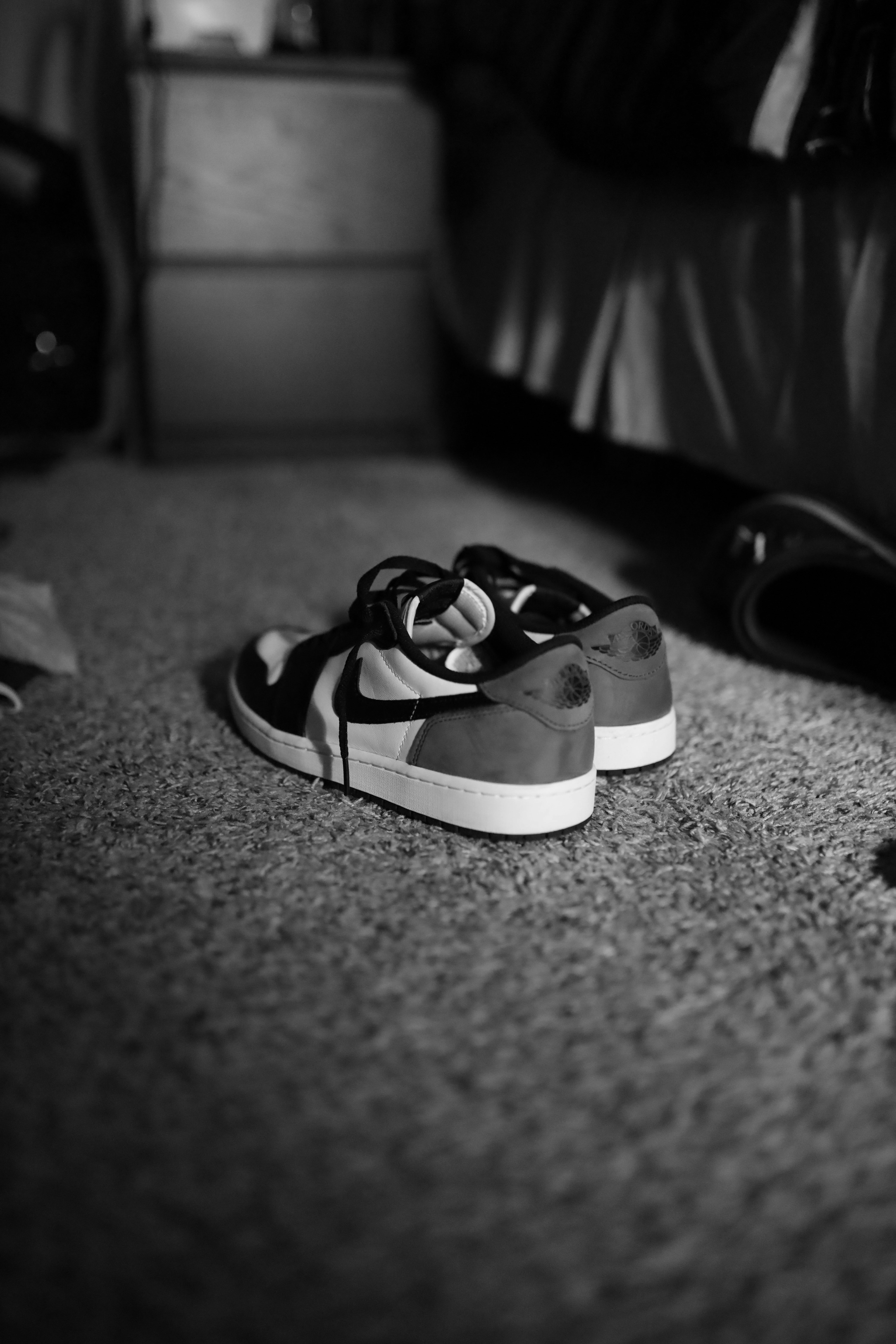 Sneakers at Rest in a Quiet Bedroom