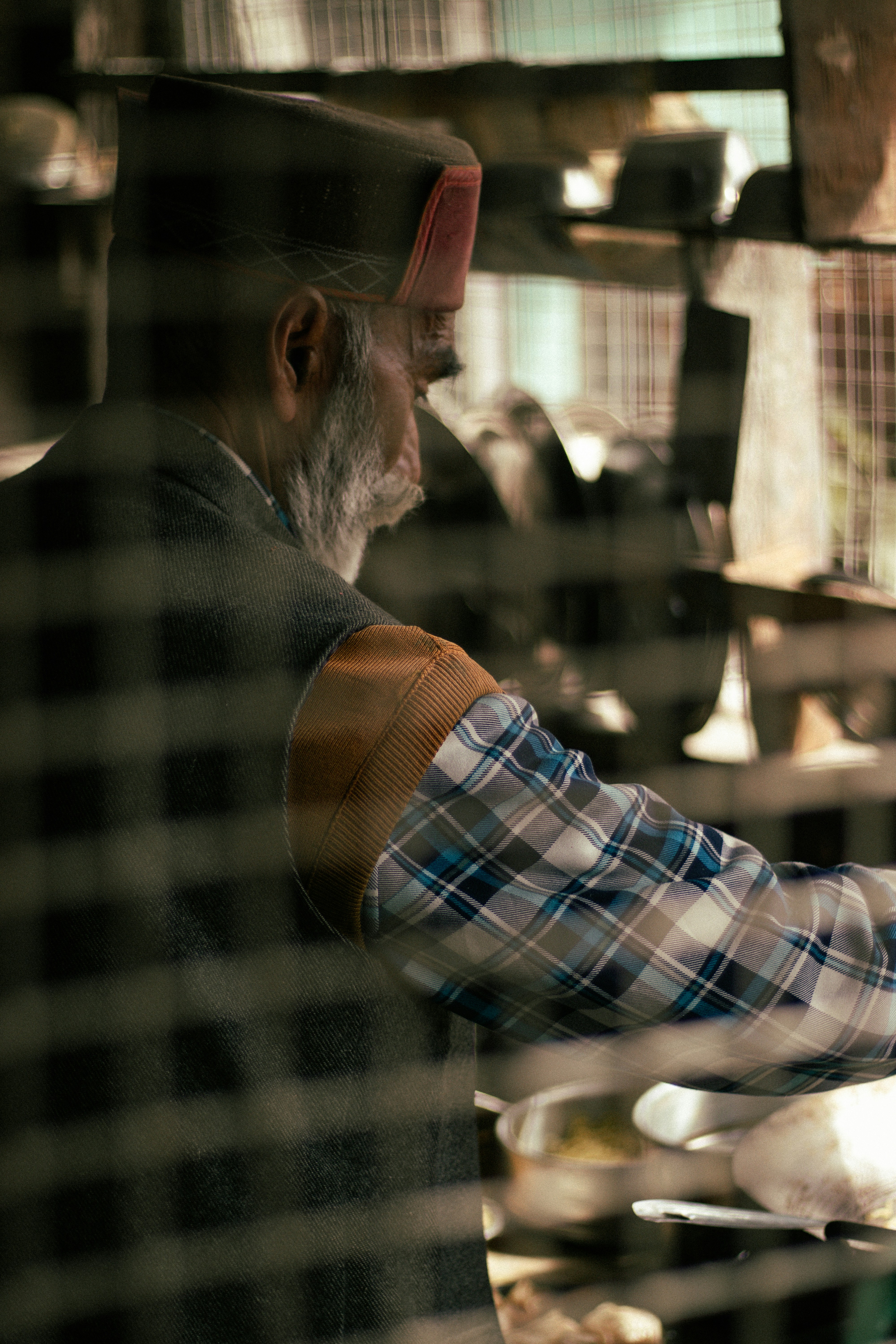 Behind the Grill: a Quiet Moment in a Busy Kitchen