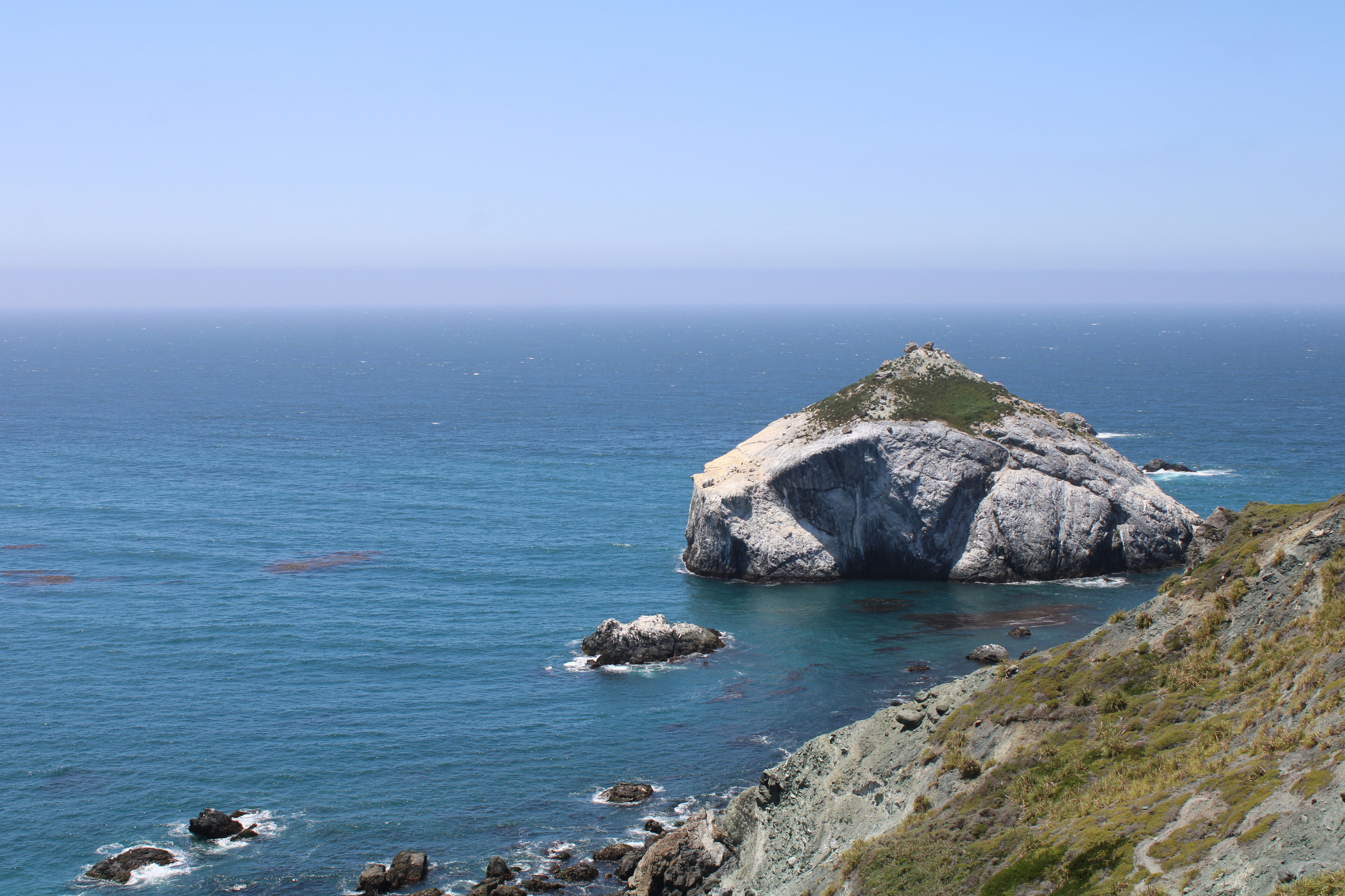 Coastal Promontory Reaching into the Blue