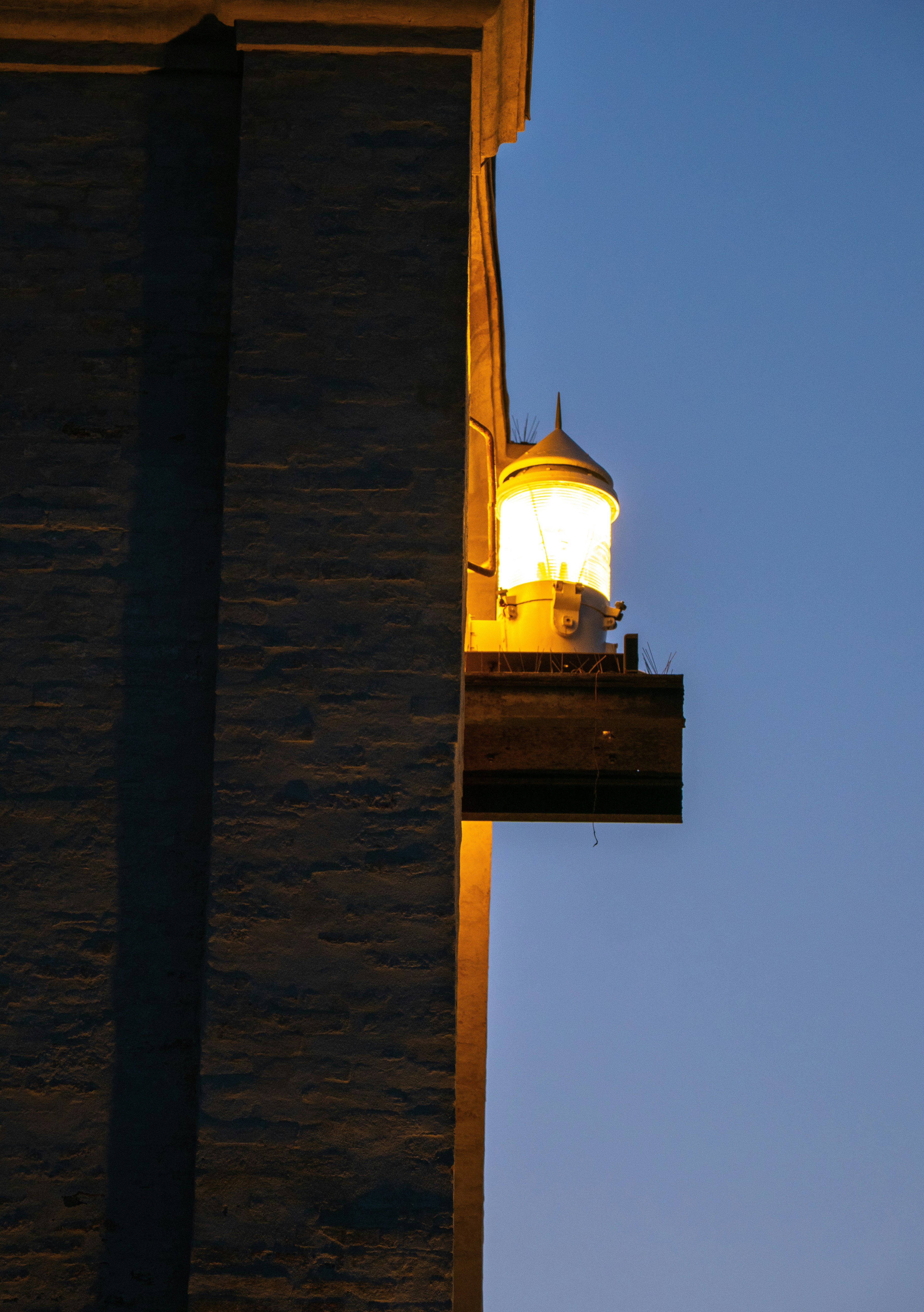 Lamplight on a Quiet Clifftop