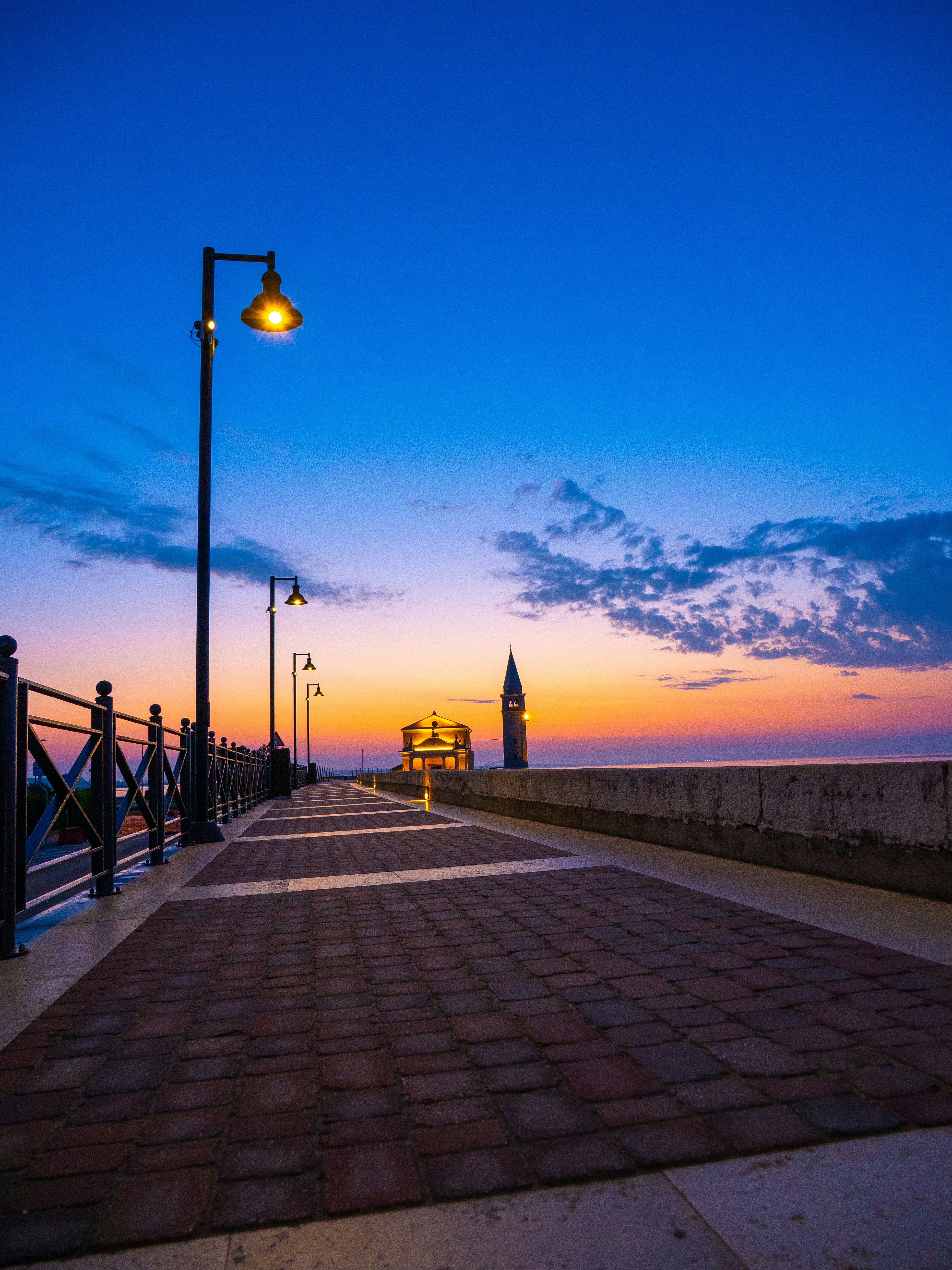 Sunset Promenade at the Pier