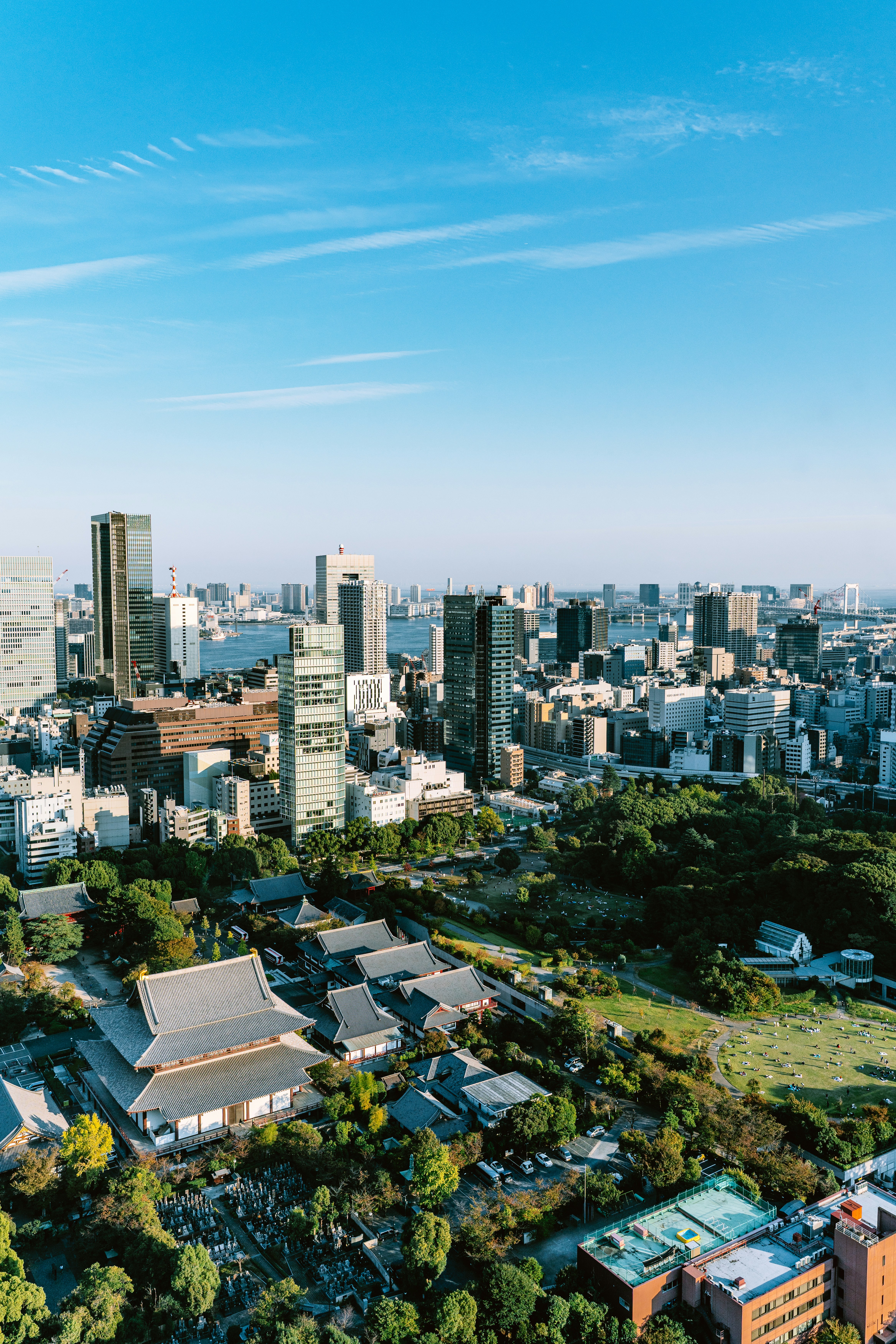 Urban Oasis: A Japanese-style temple amid the modern skyline