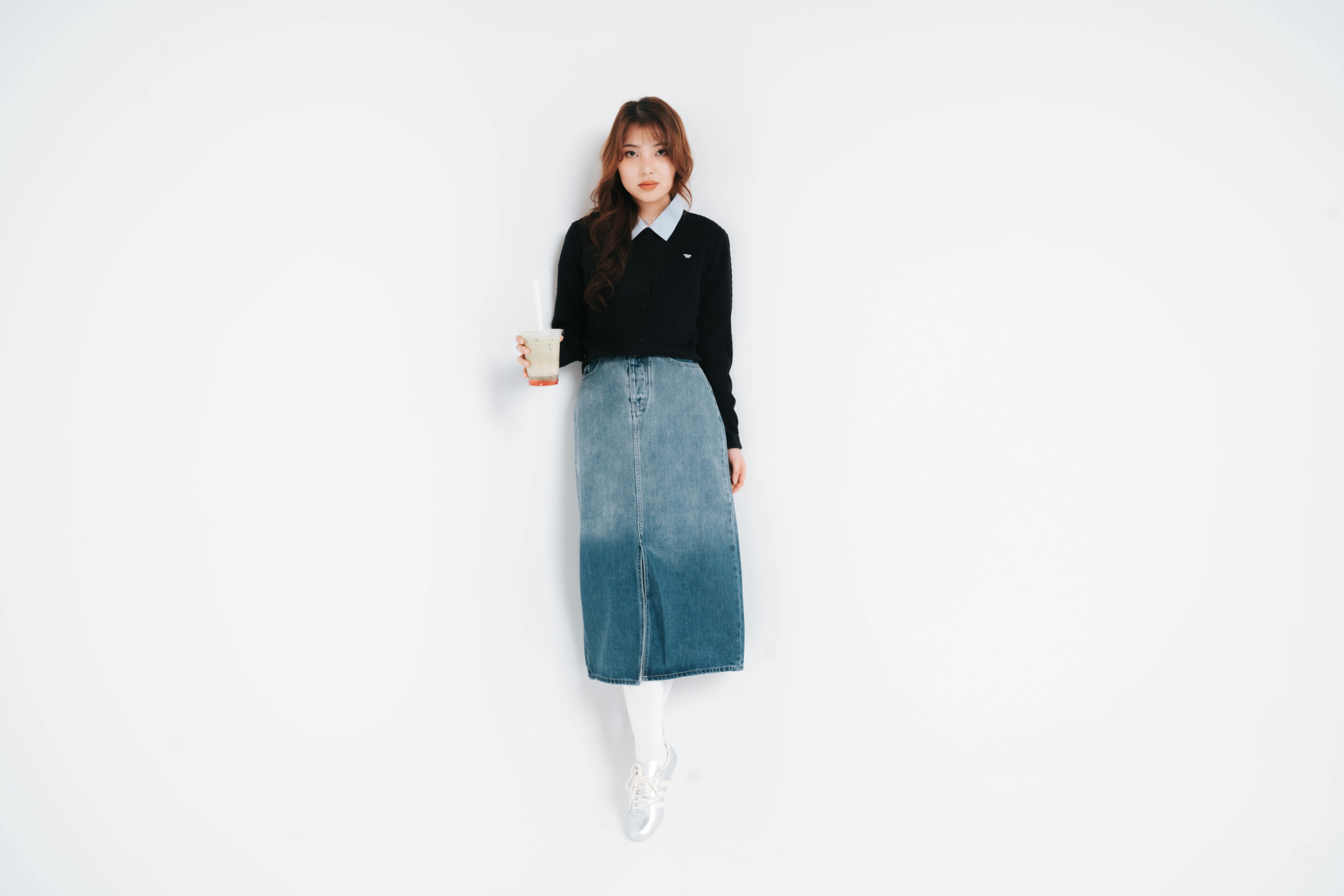 Minimalist Portrait in a Sea of White