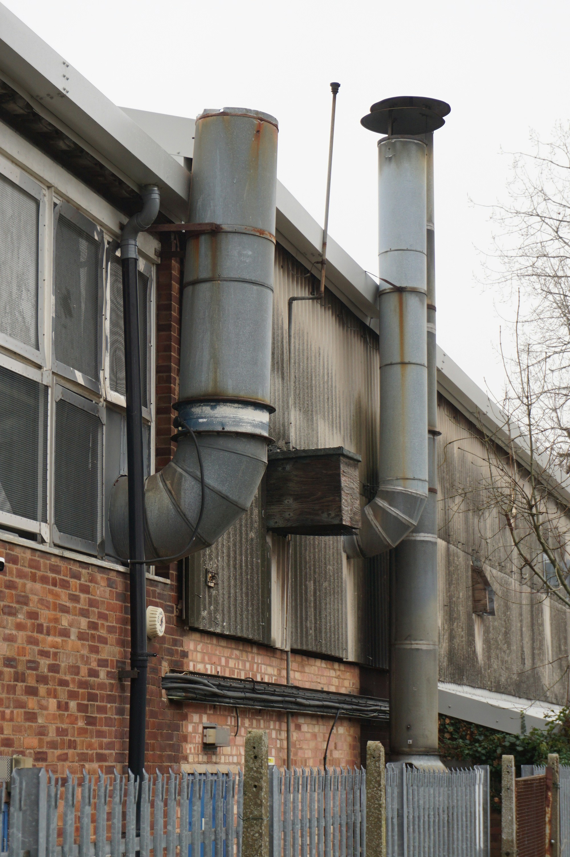 Rust and Steam: An Industrial Portrait of Pipes and Brick
