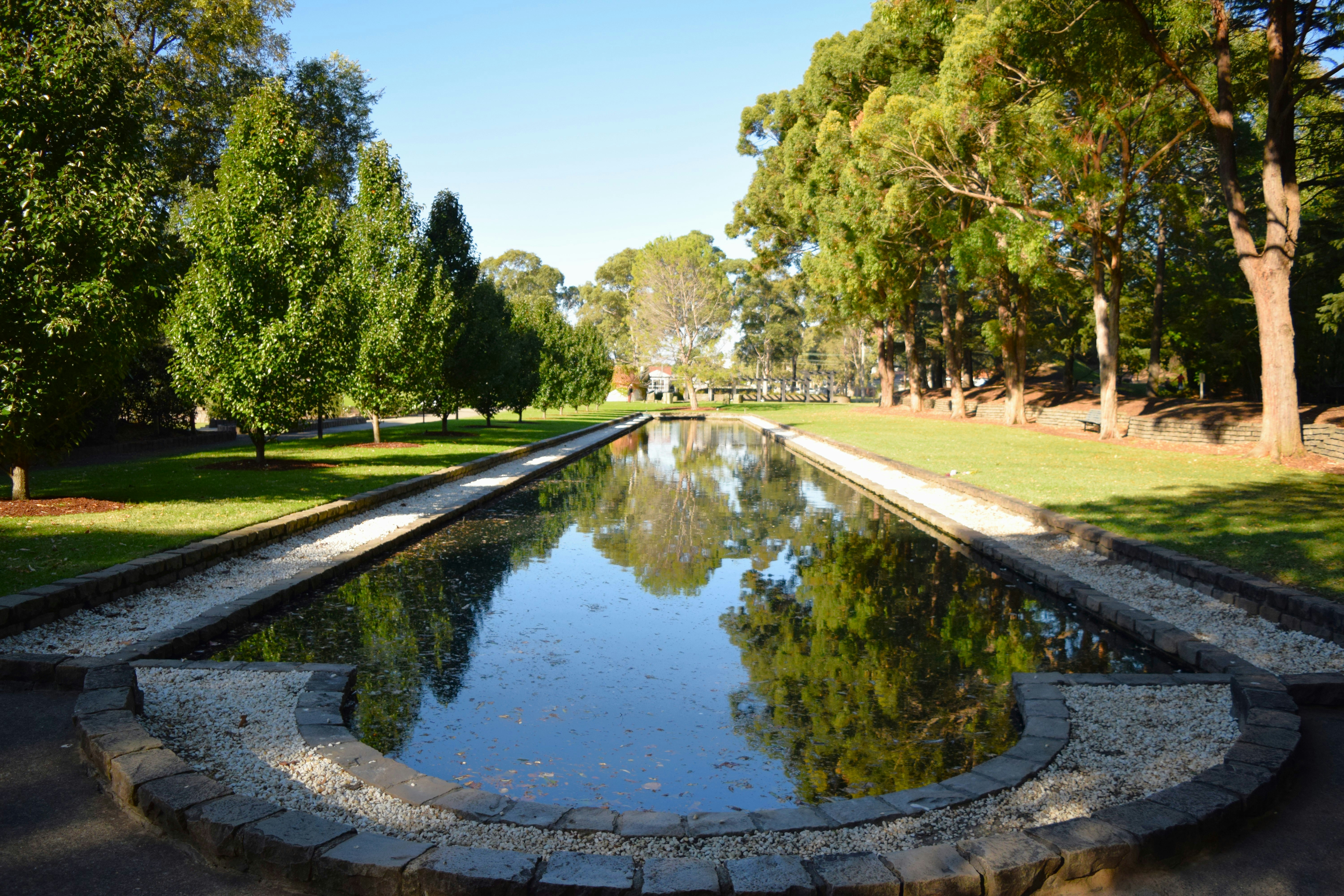 Mirror Trail: A Canal Cut Through the Park