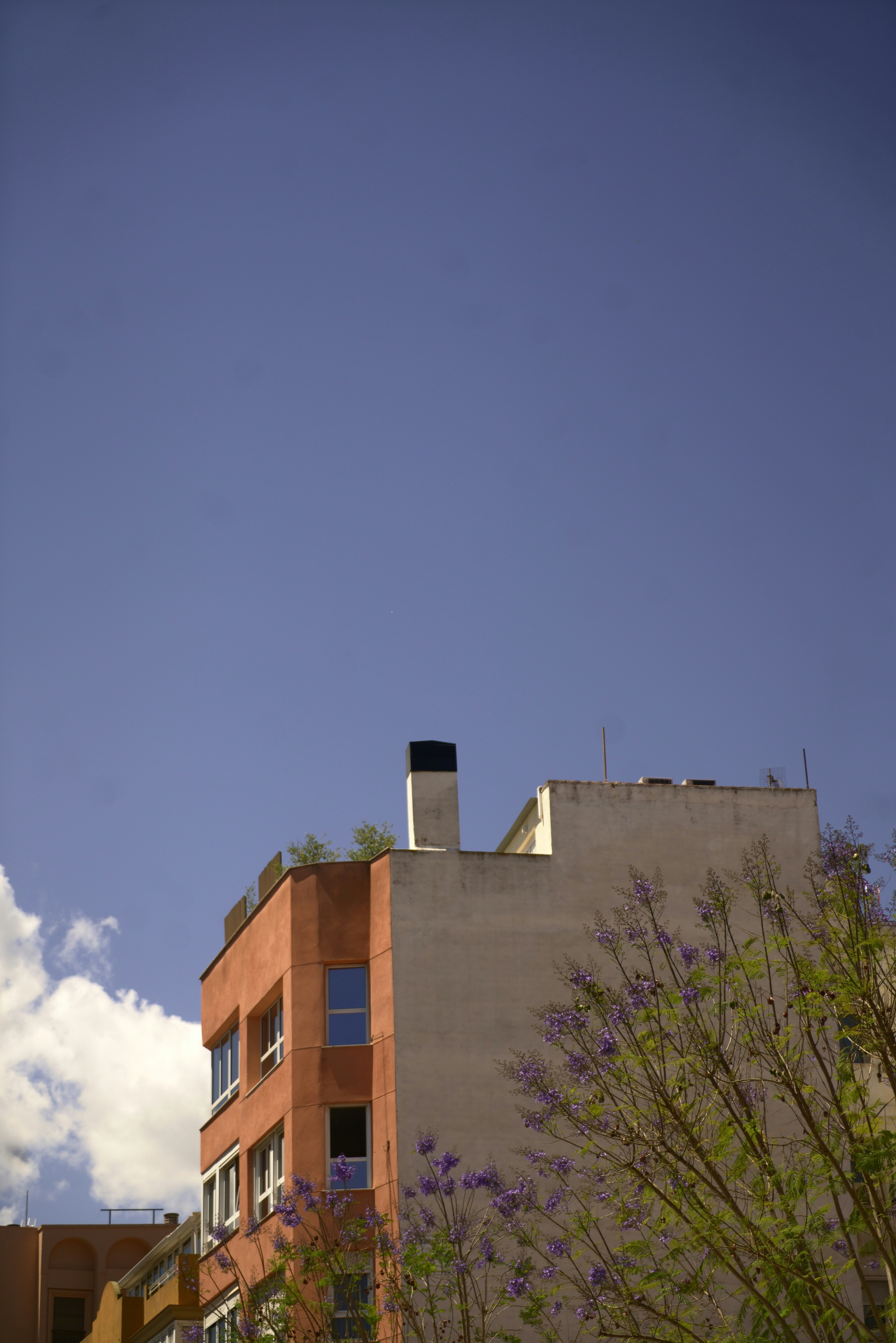 Urban Terrace in Soft Sunset Light
