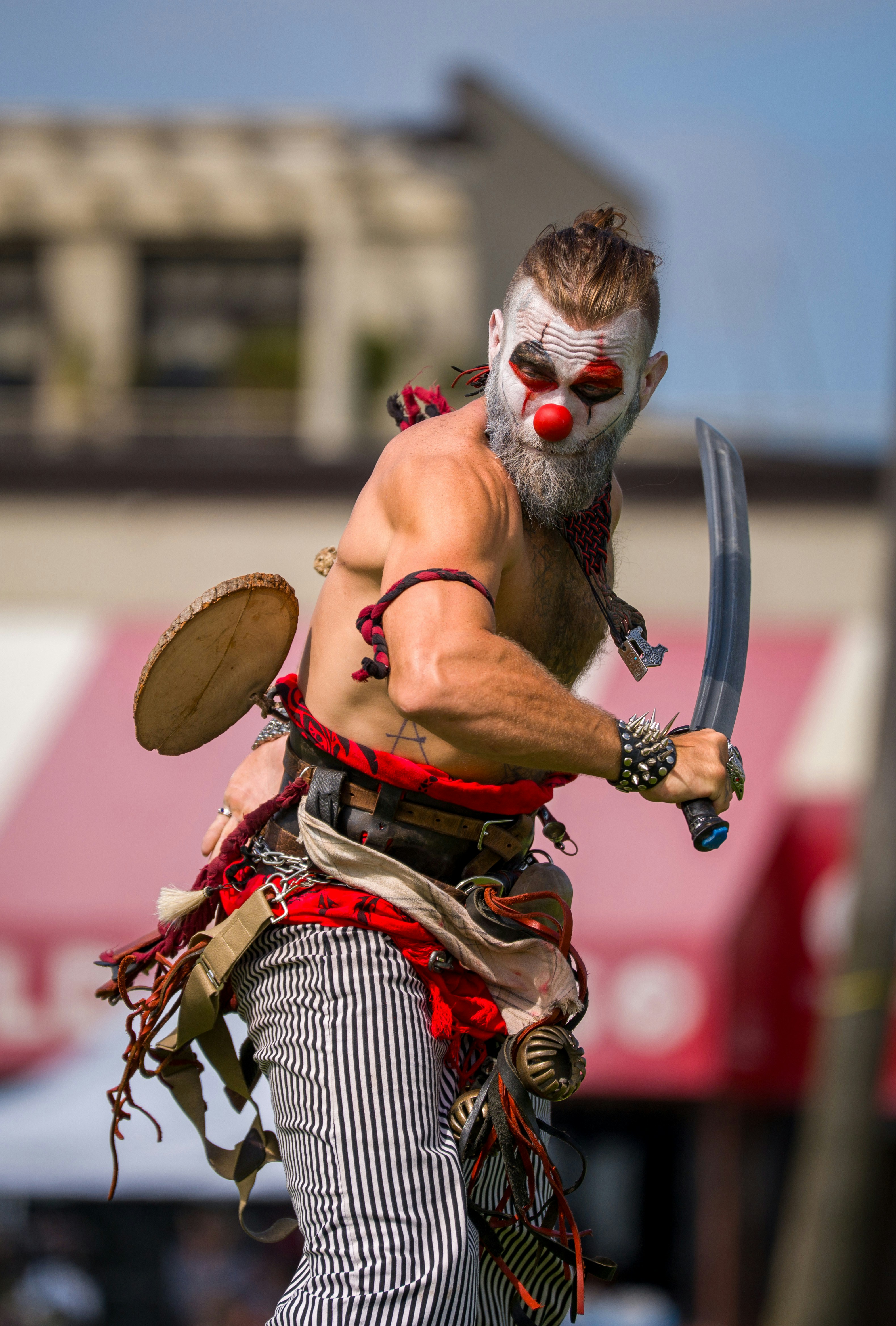 Clown Warrior in Motion: The Blade and the Smile