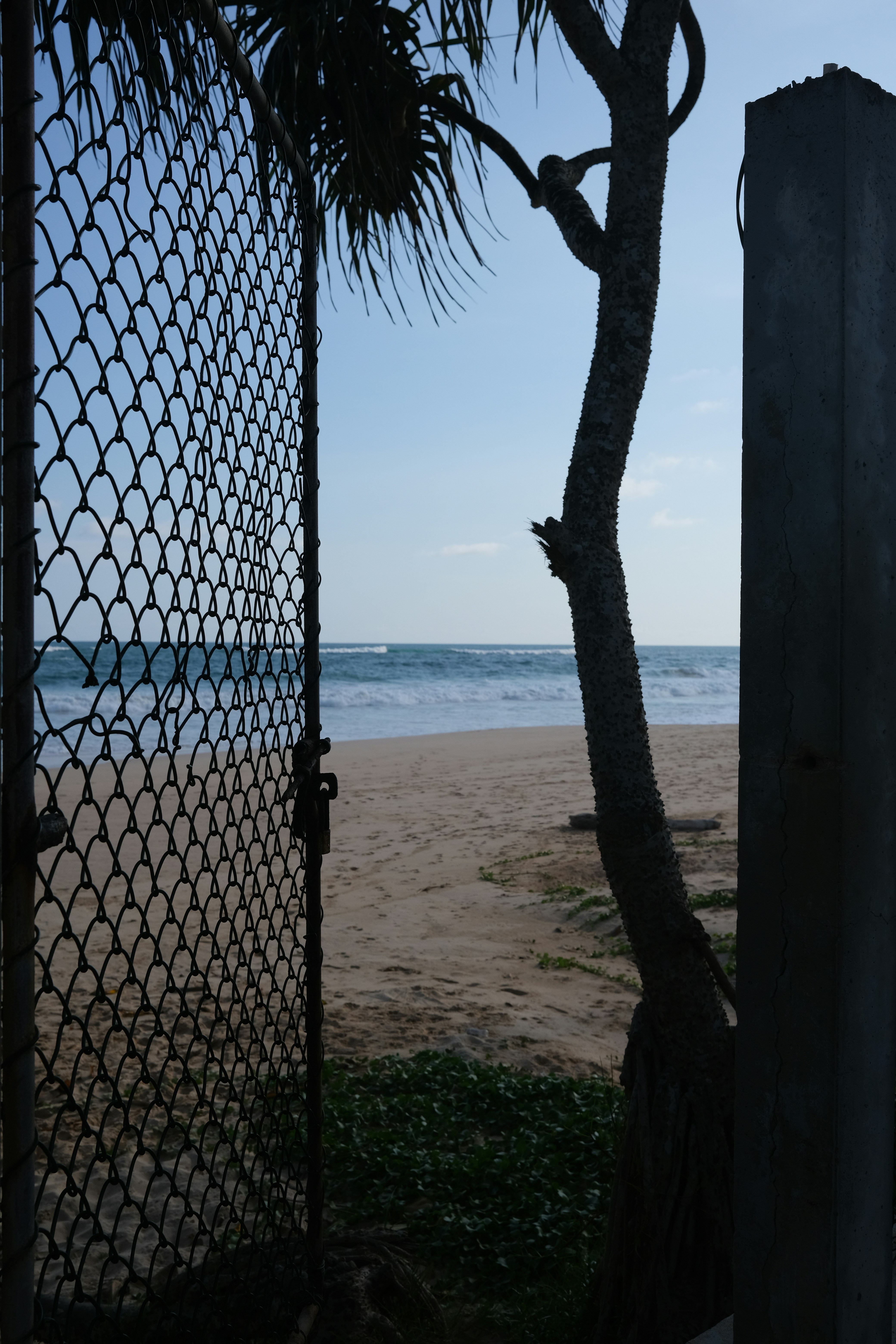 Locked Gate to the Quiet Shore