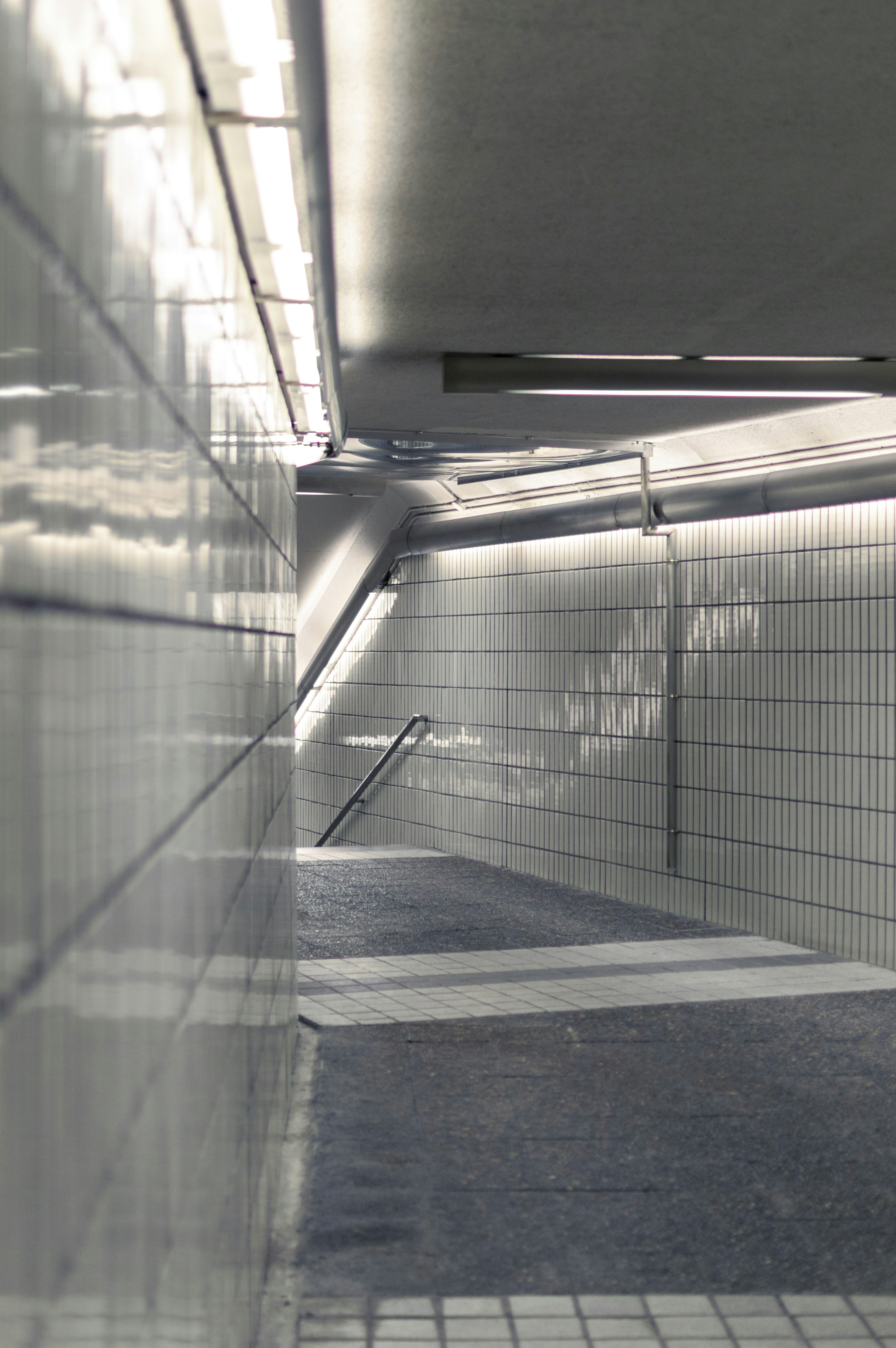 Underground Perspective: A Quiet Corridor Draws the Eye