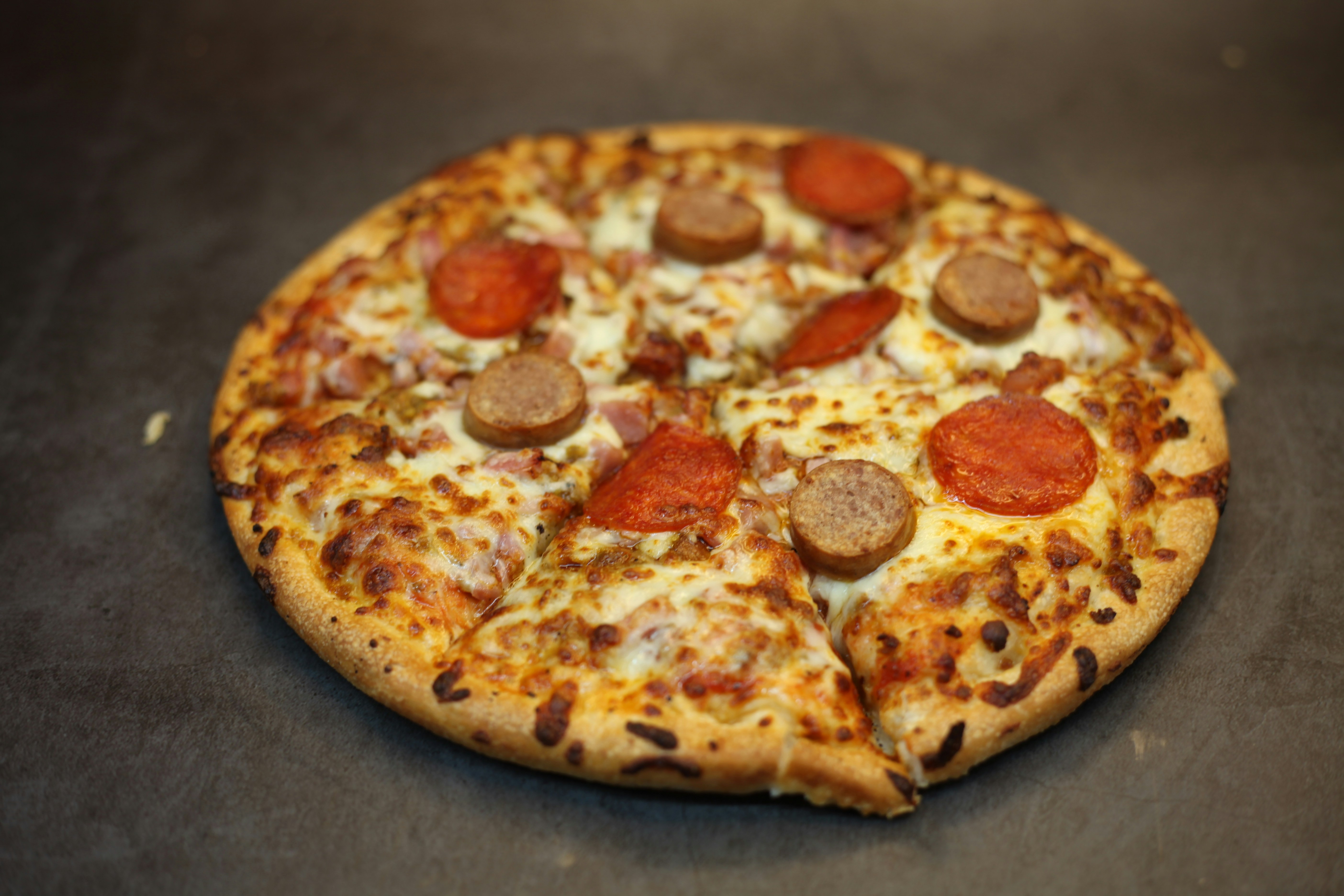 Pepperoni Crown on a Cheesy Melting Panorama