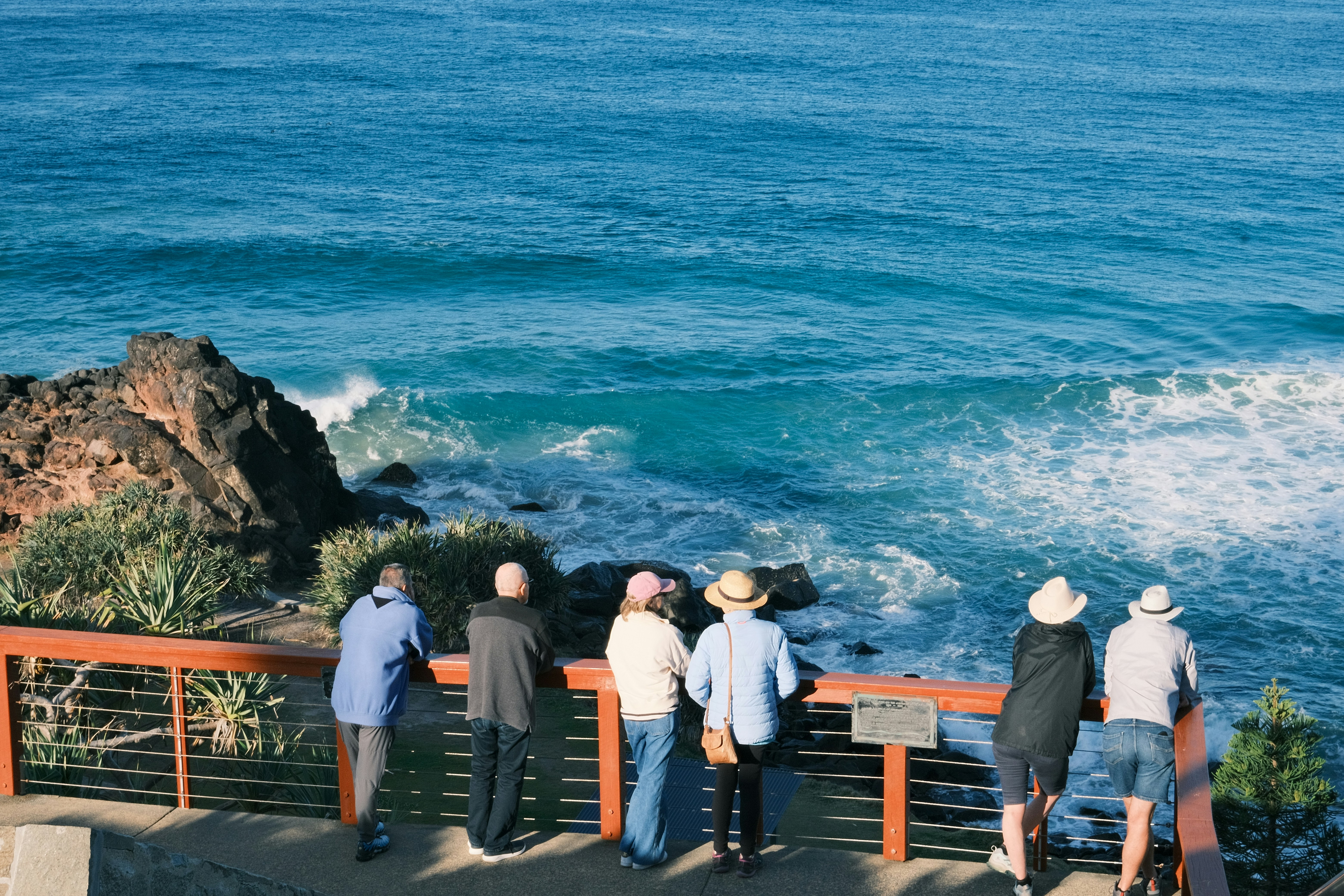 Onlookers at Ocean Vista