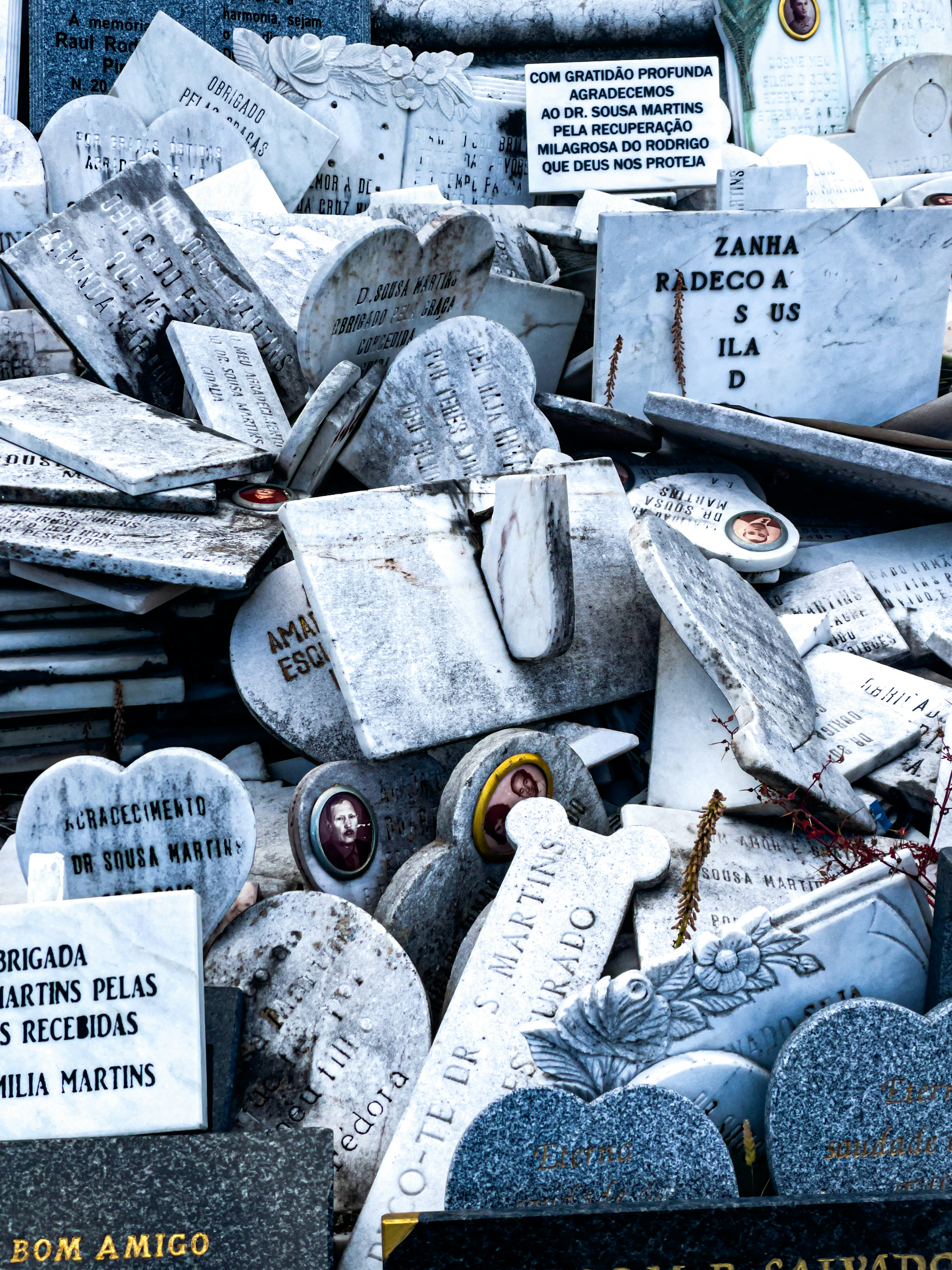 Whispers of the Graveyard: A Sea of Stacked Memorials