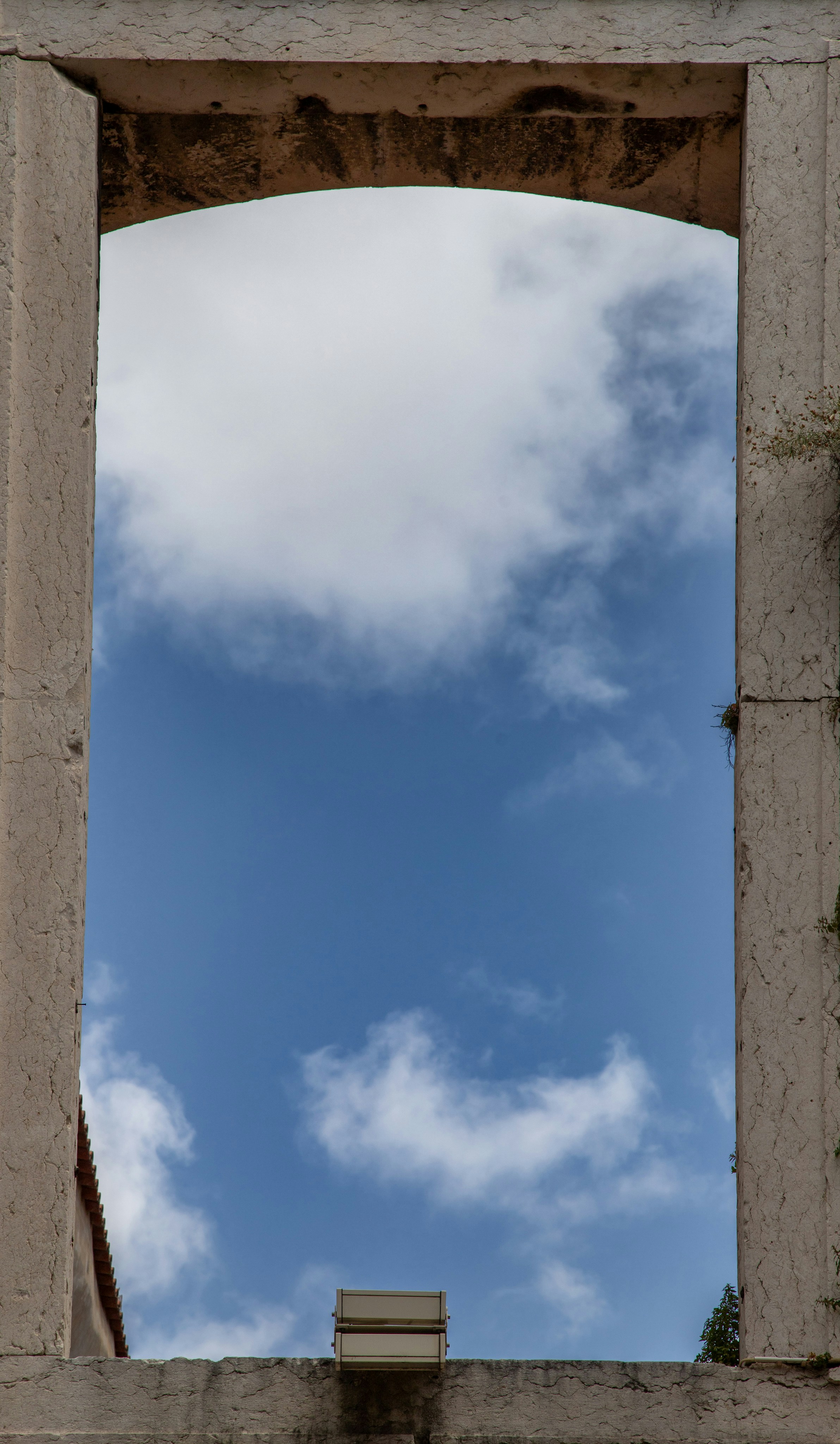 Skyframe Through Stone Arch