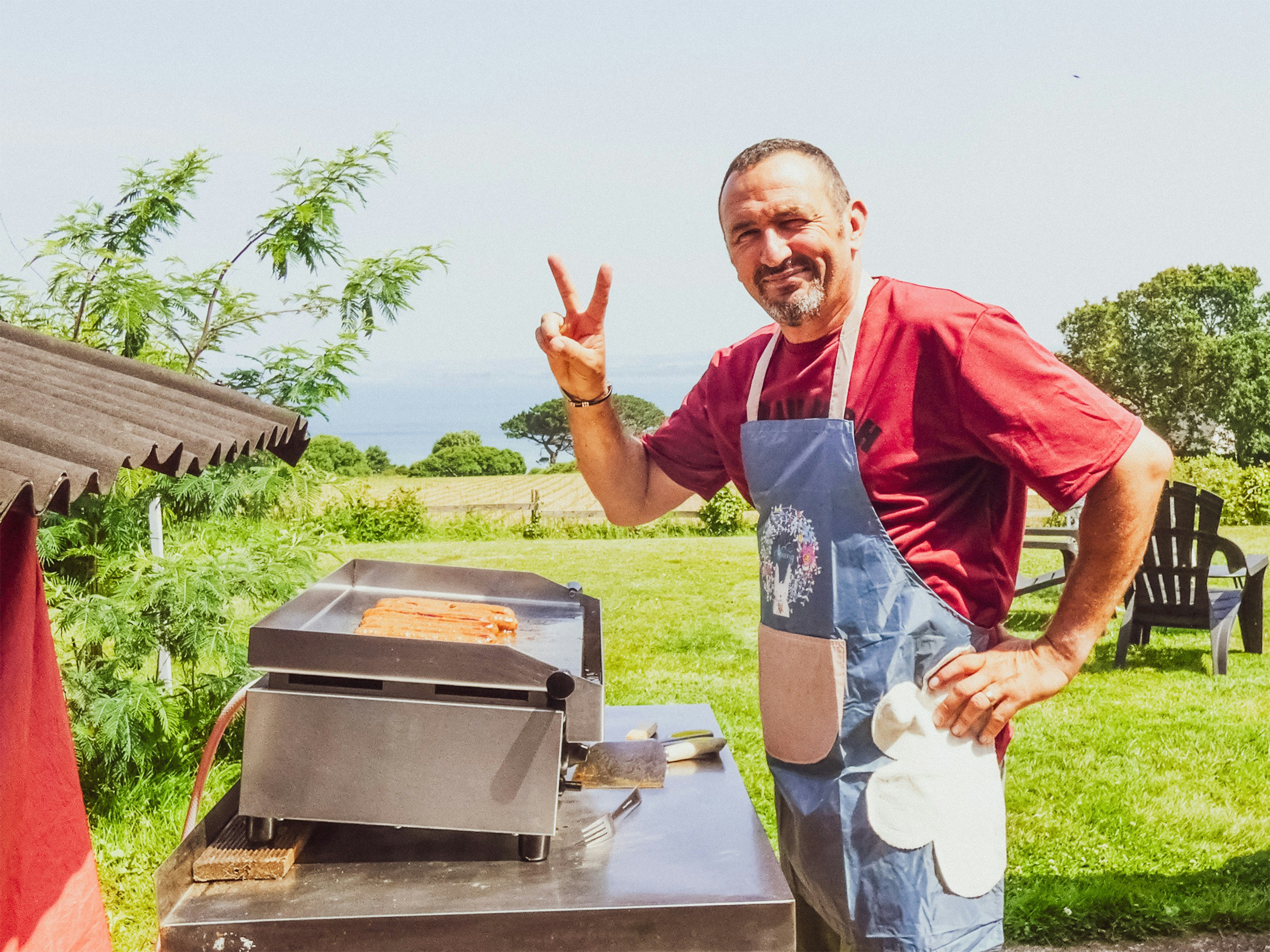 Grill Master at the Ocean View Barbecue