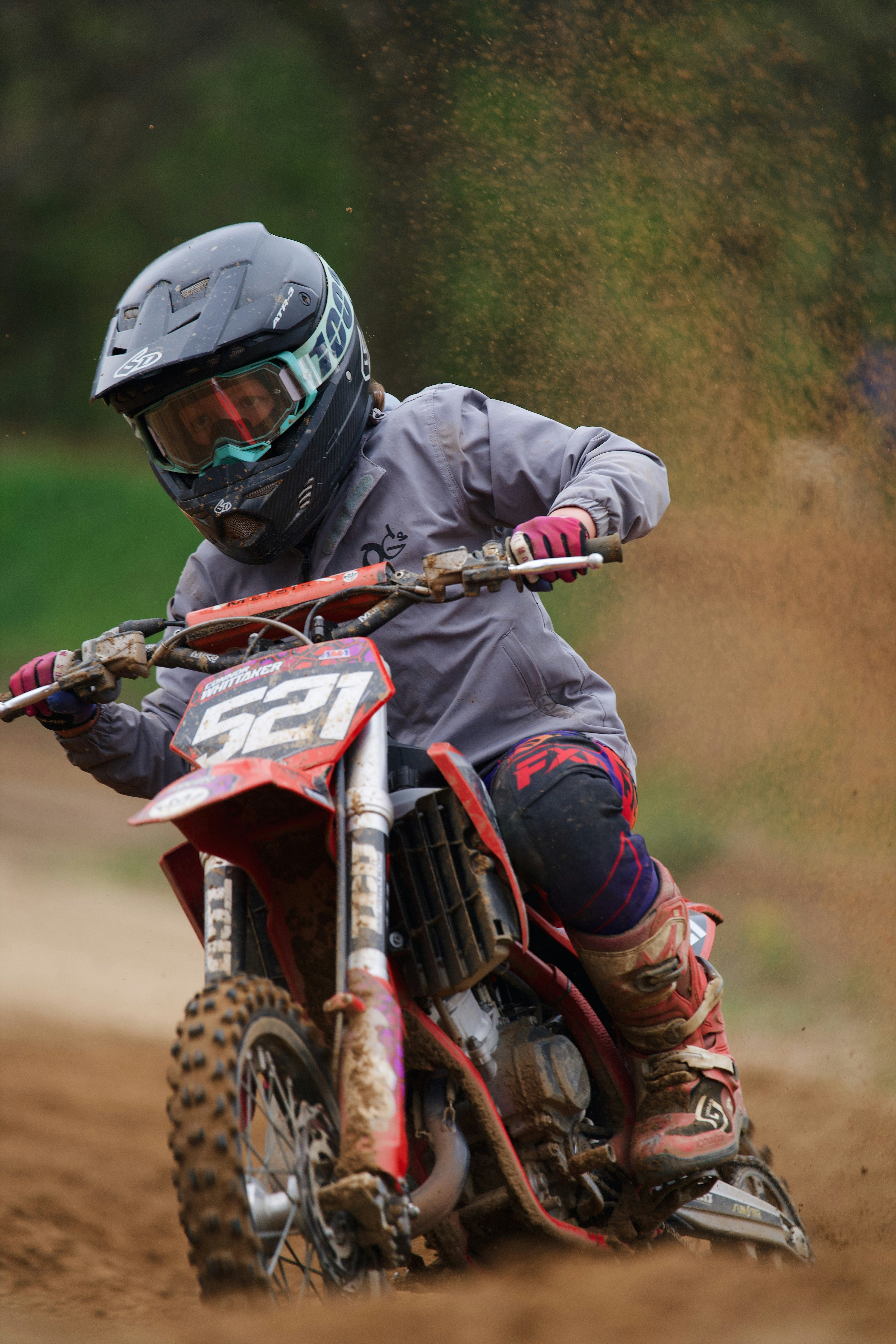 Rider in Motion: Mud and Momentum on the Dusty Track