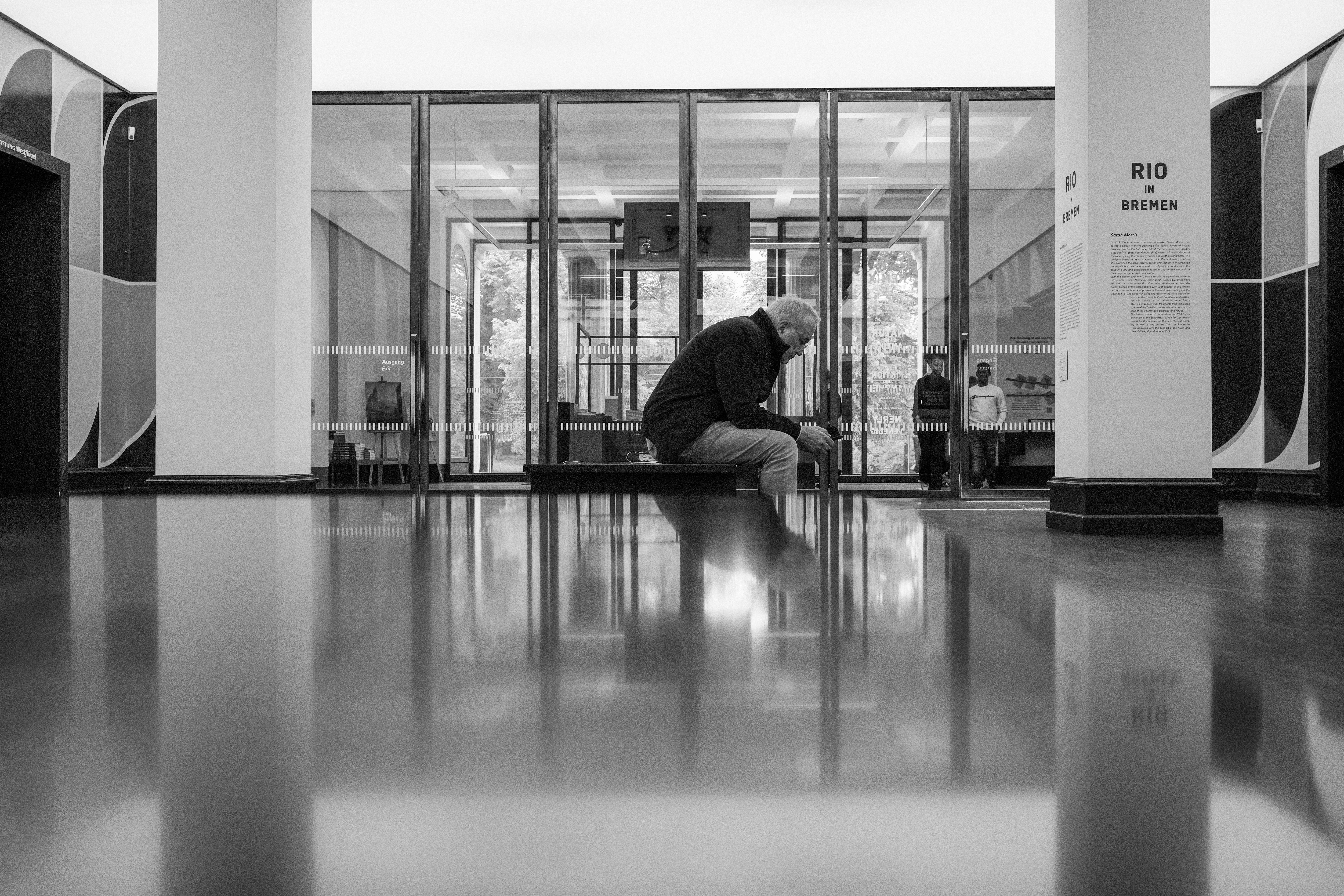 Silent Moment in the Glass Hall