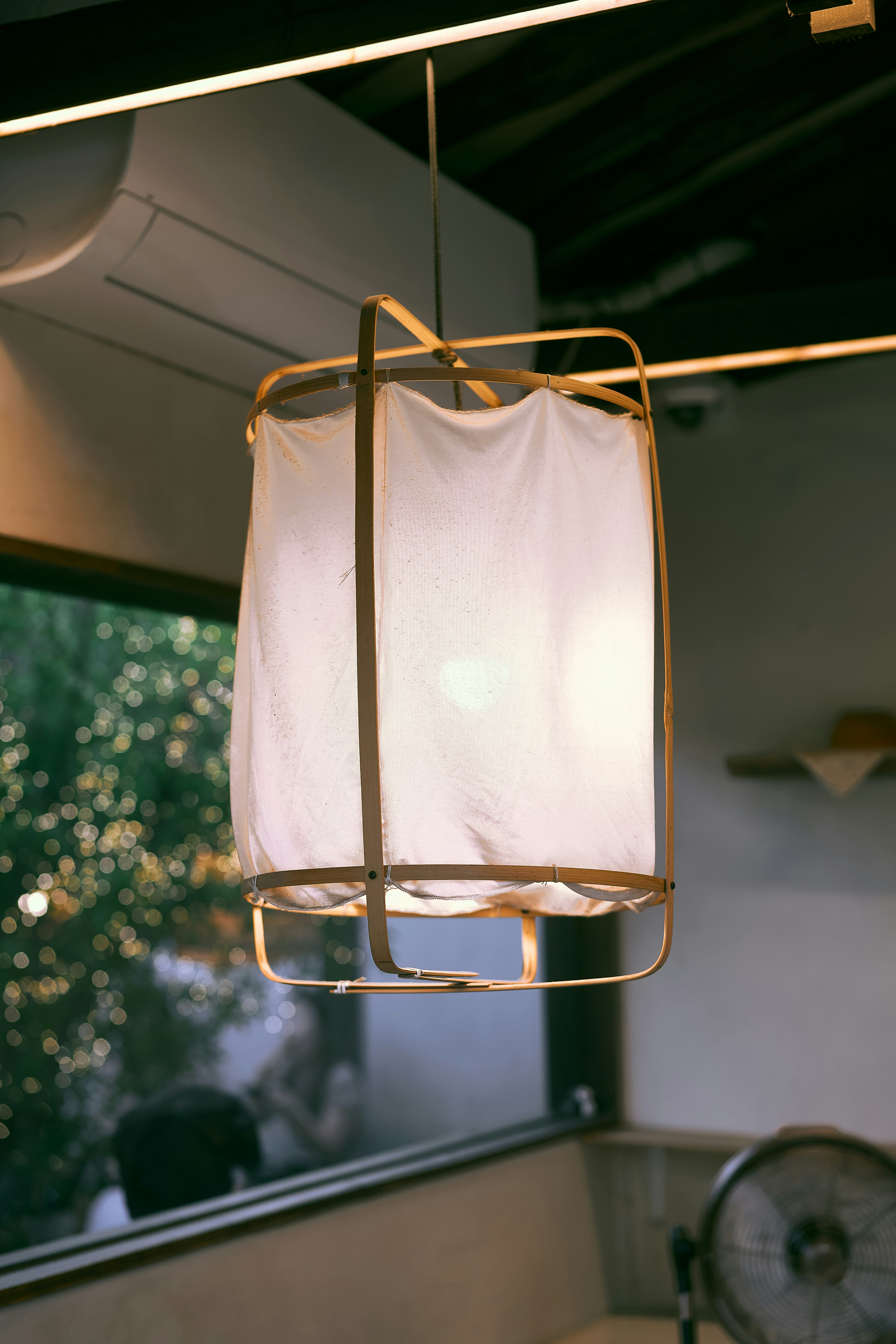 Hanging Lantern in Soft Studio Light