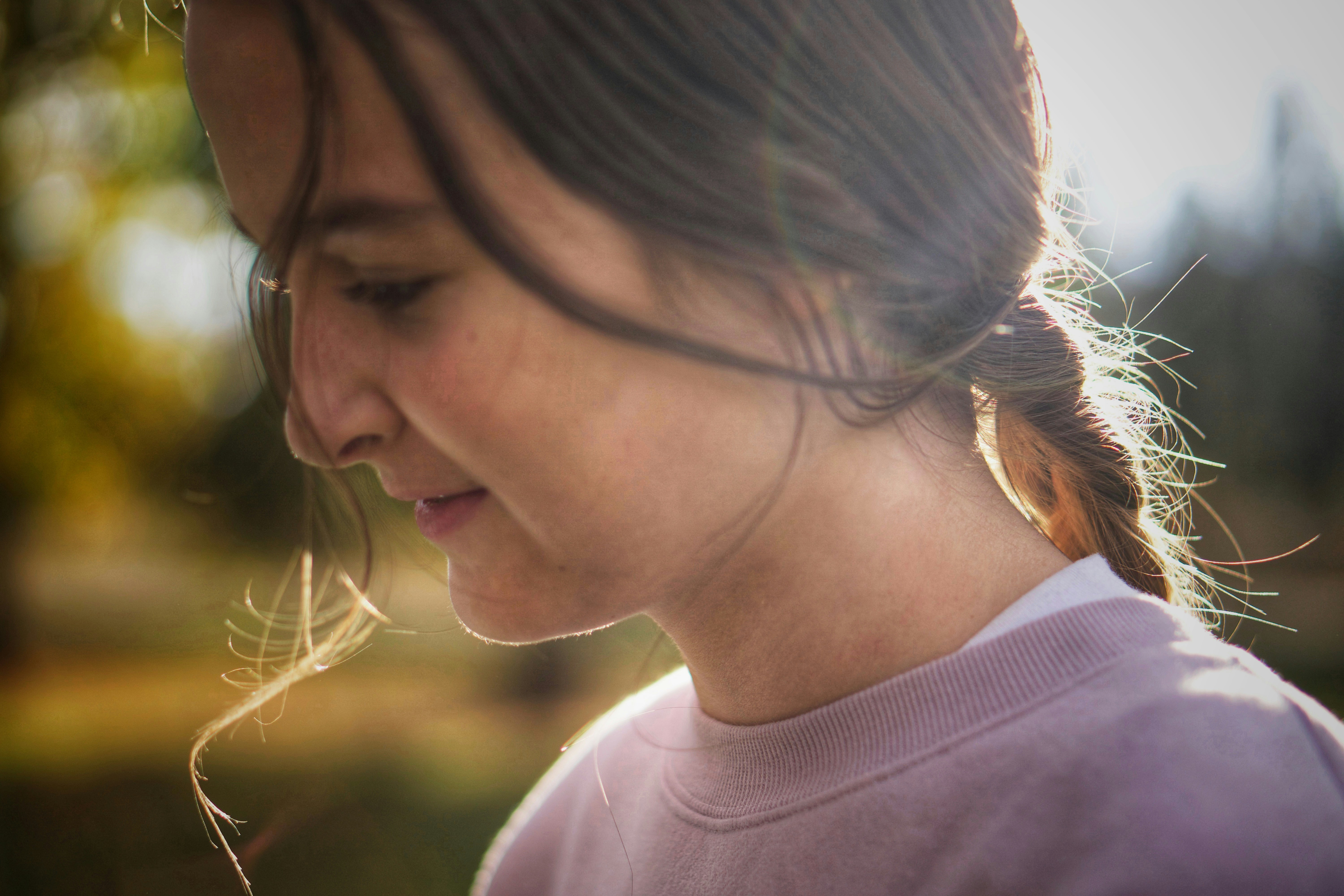 Soft Portrait in Backlit Autumn Light