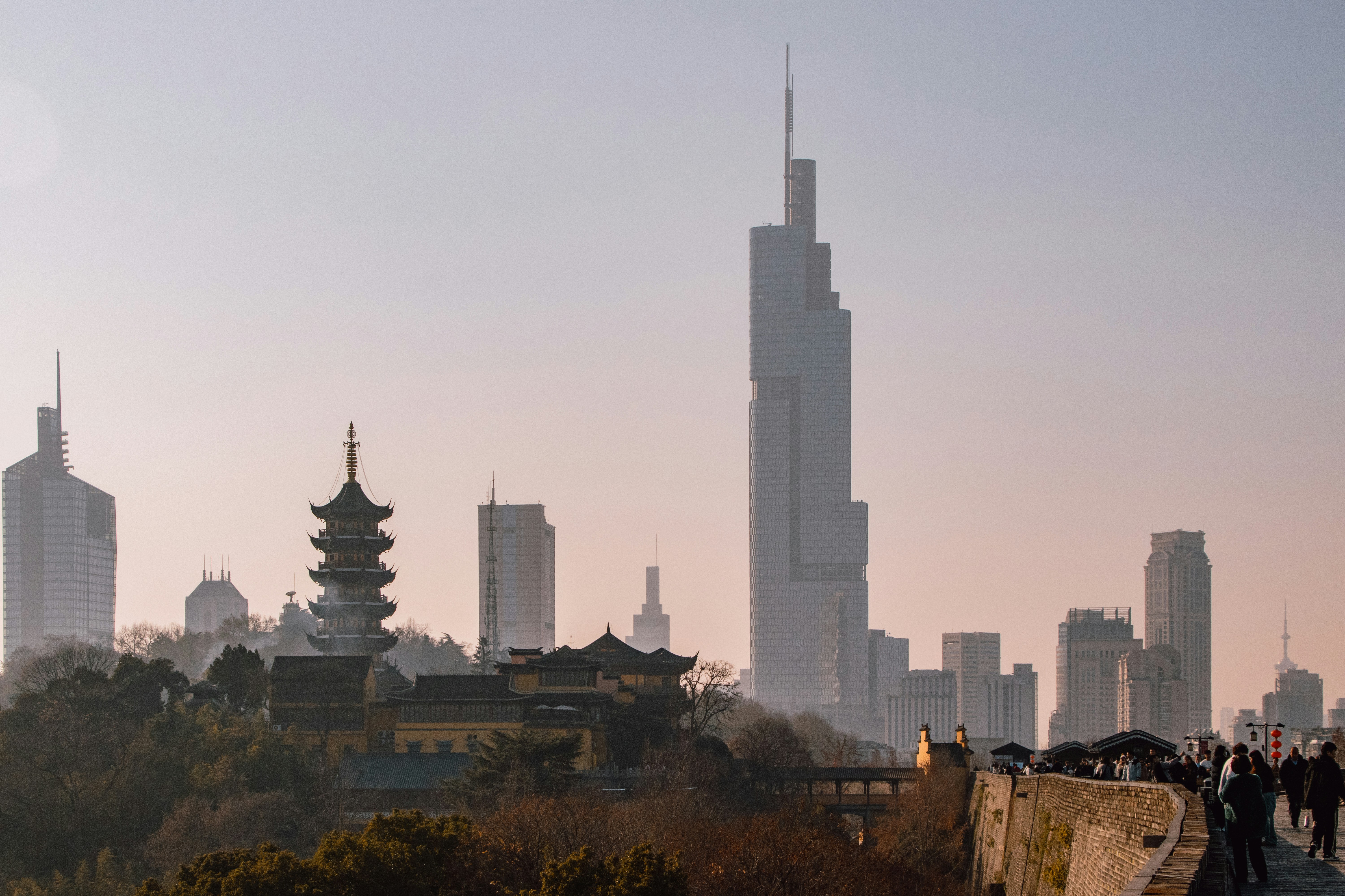Whispers of Tradition Against a Modern Skyline