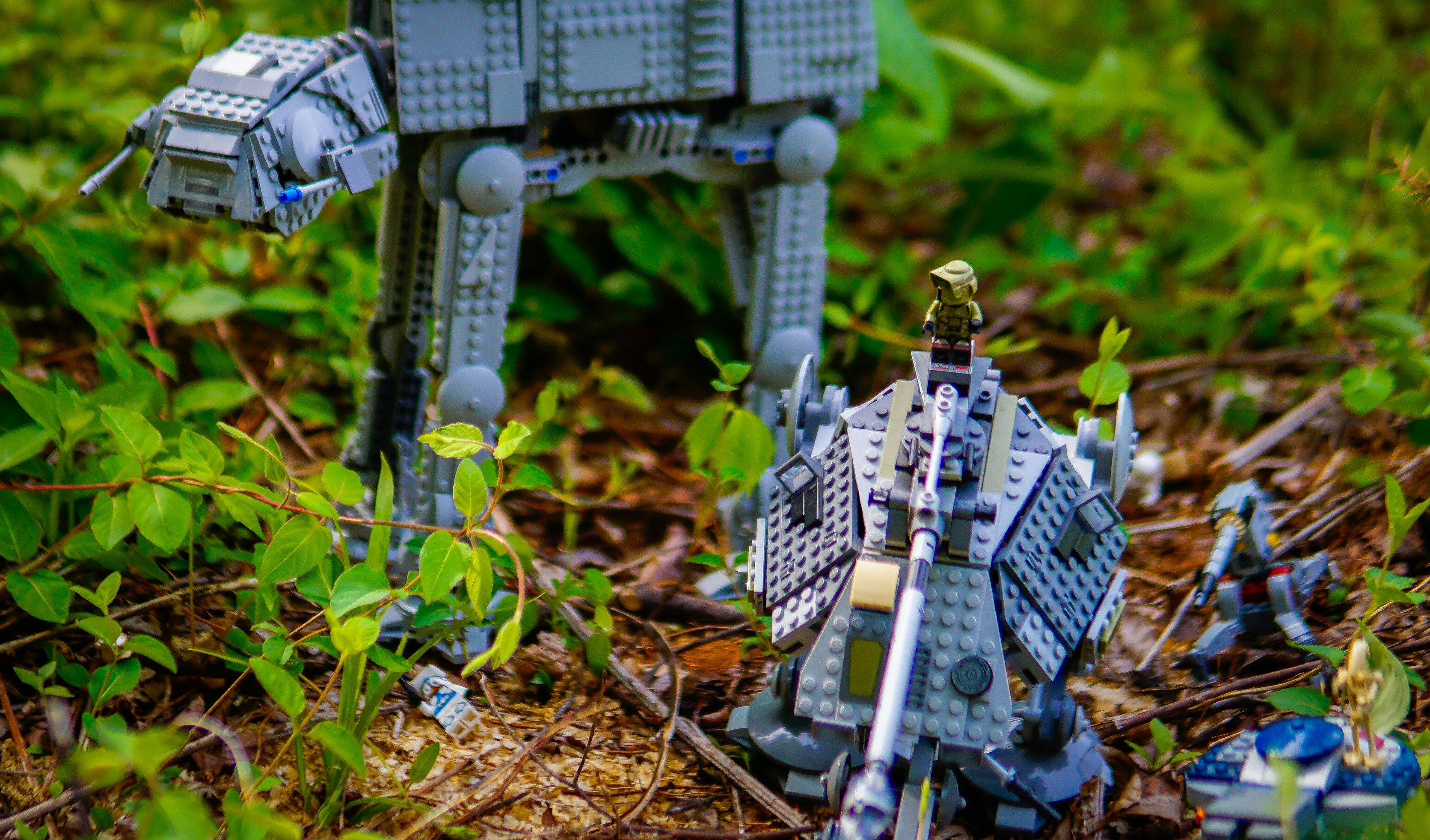 Lego Battlefield in the Underbrush