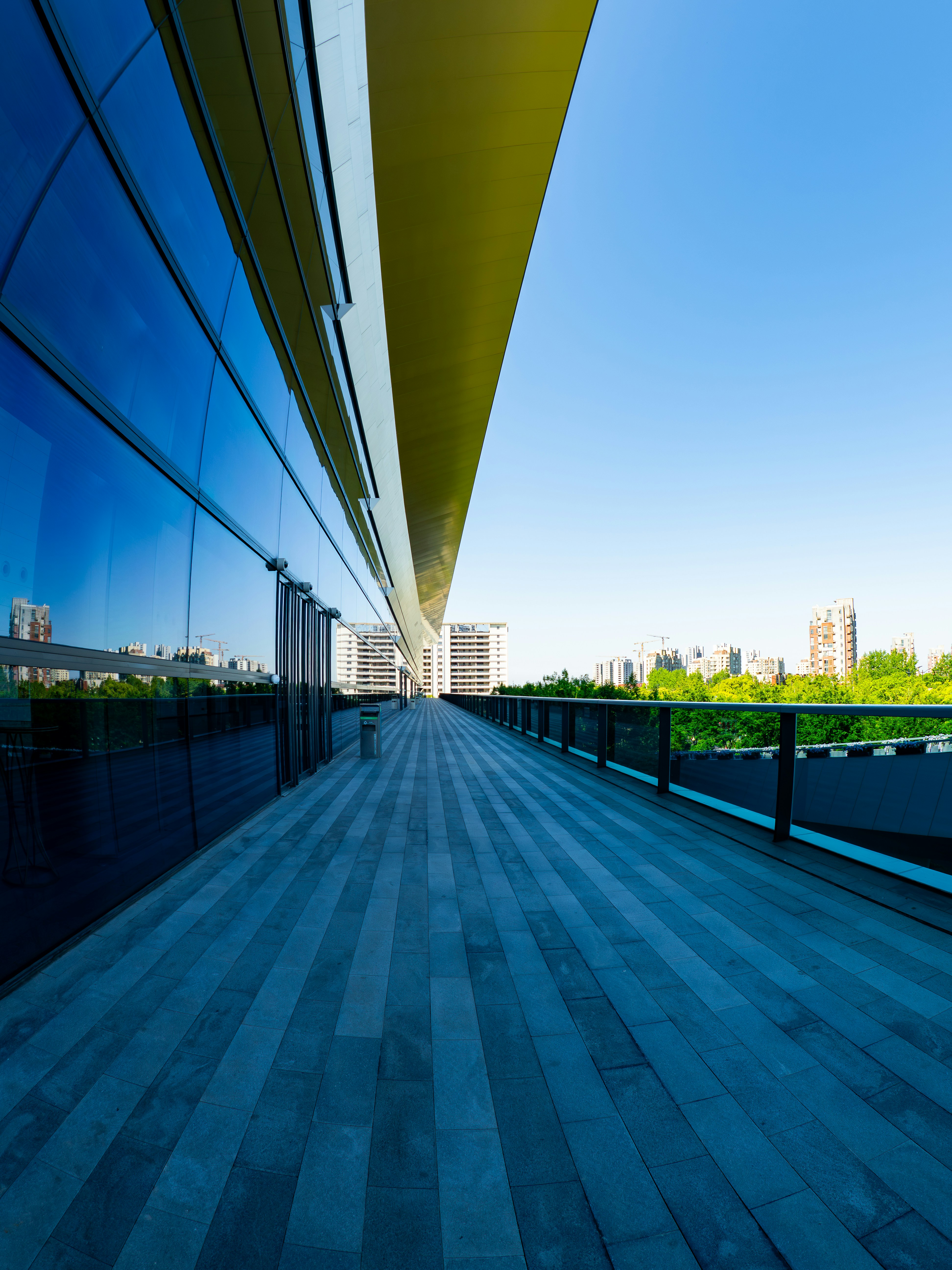 Line of Perspective: Modern Corridor