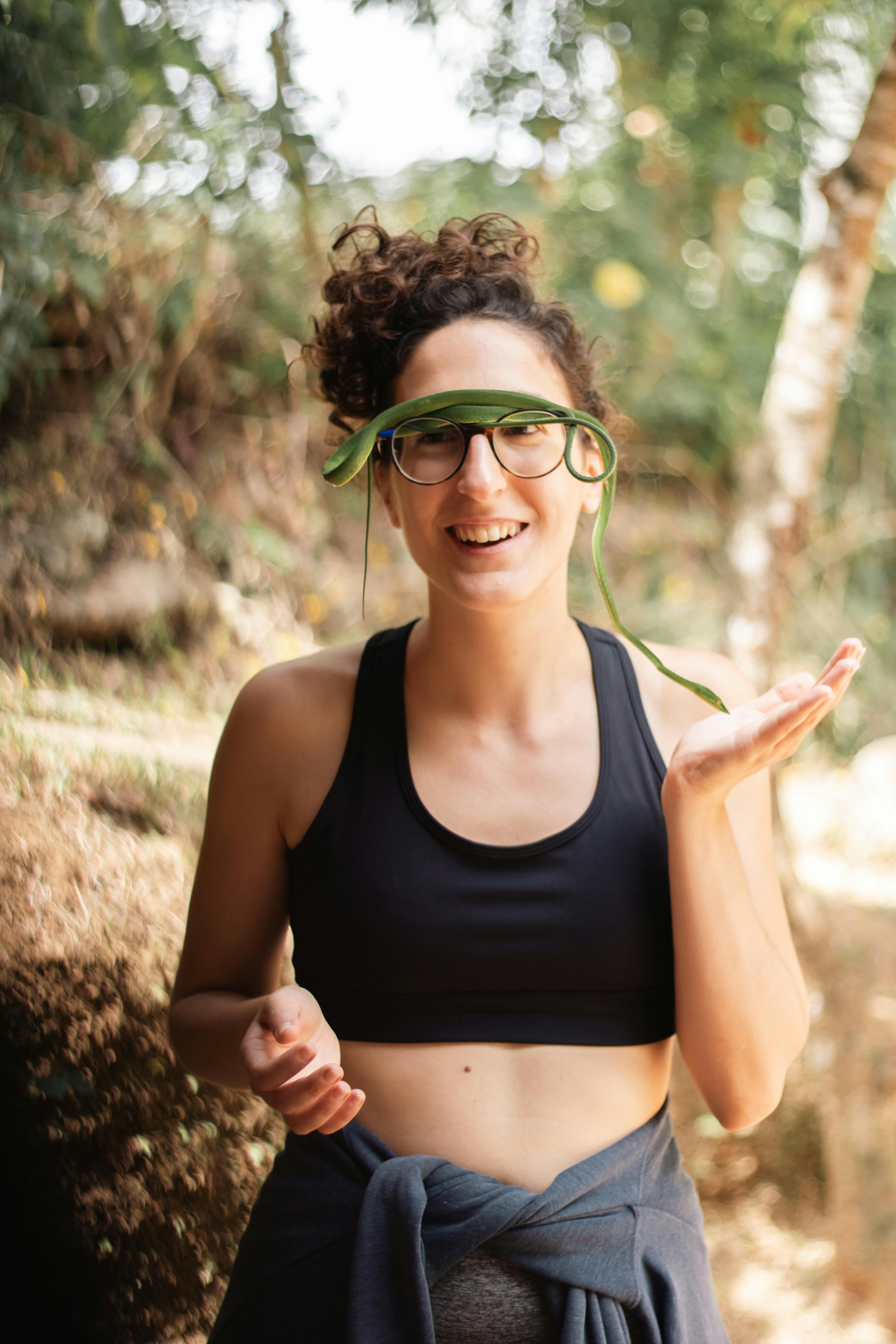 Sunlit Laughs: A Forest Session with a Playful Hoop