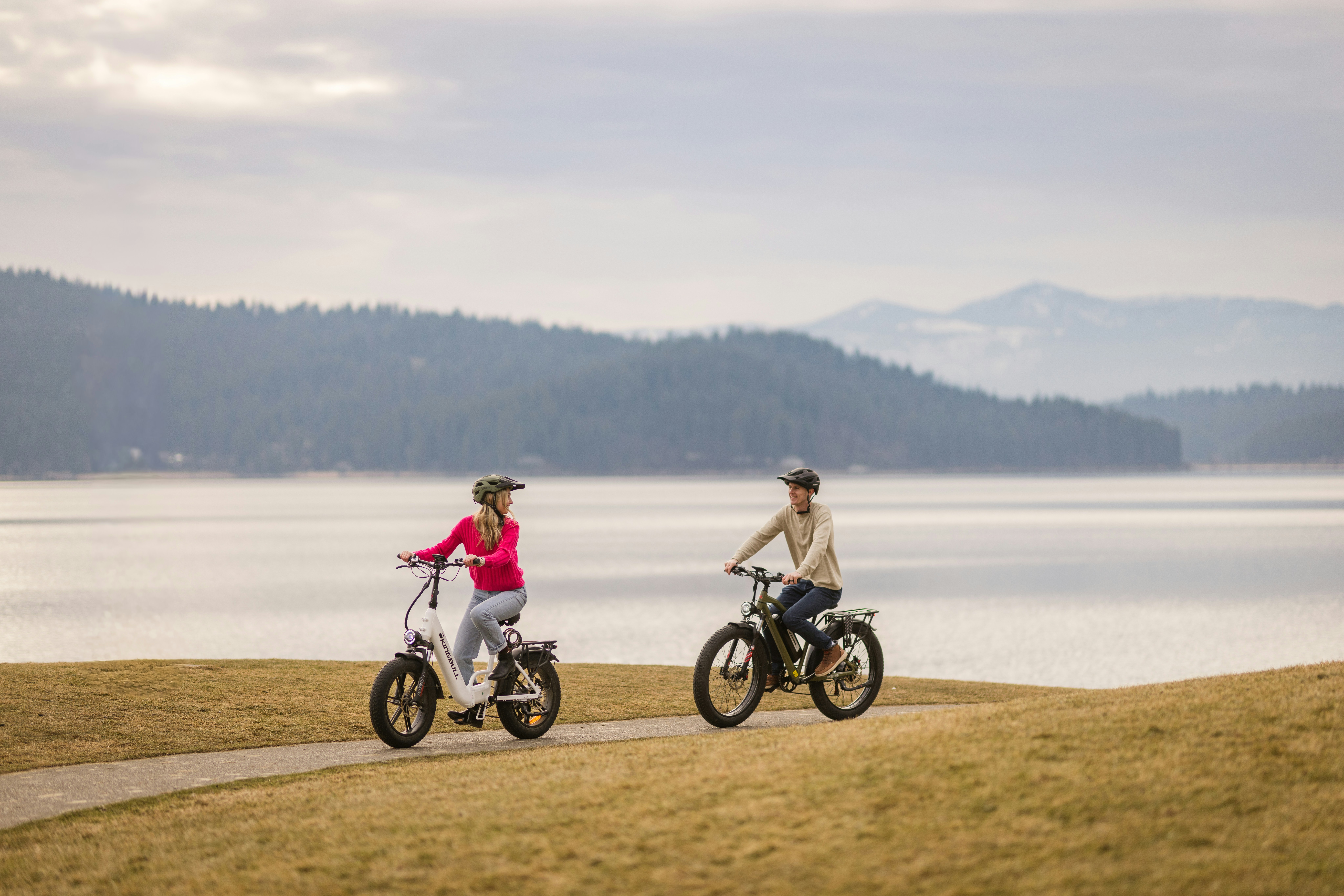 Two Riders, Quiet Lake Vista