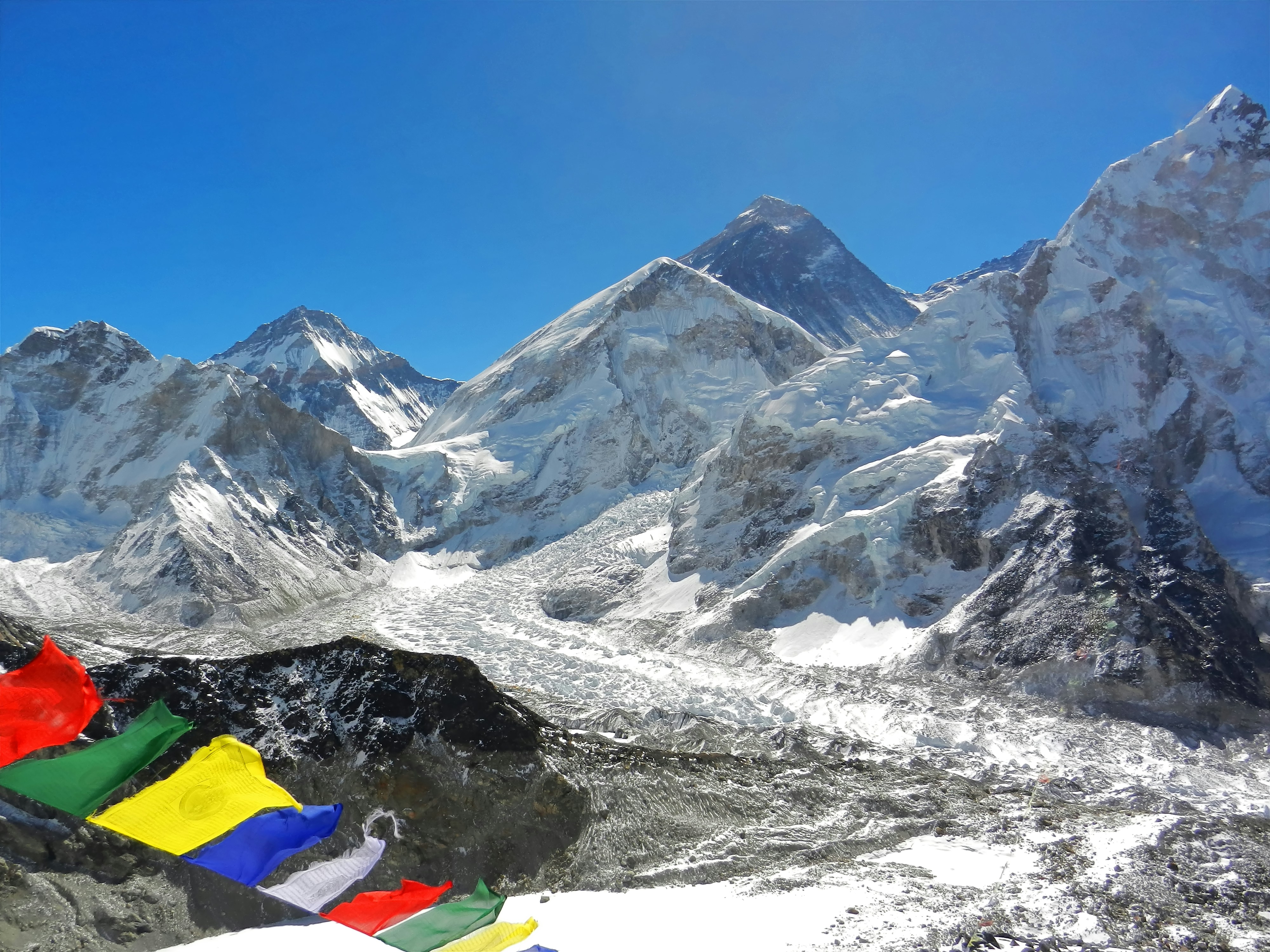 Glacial Peaks Under a Crystal Sky