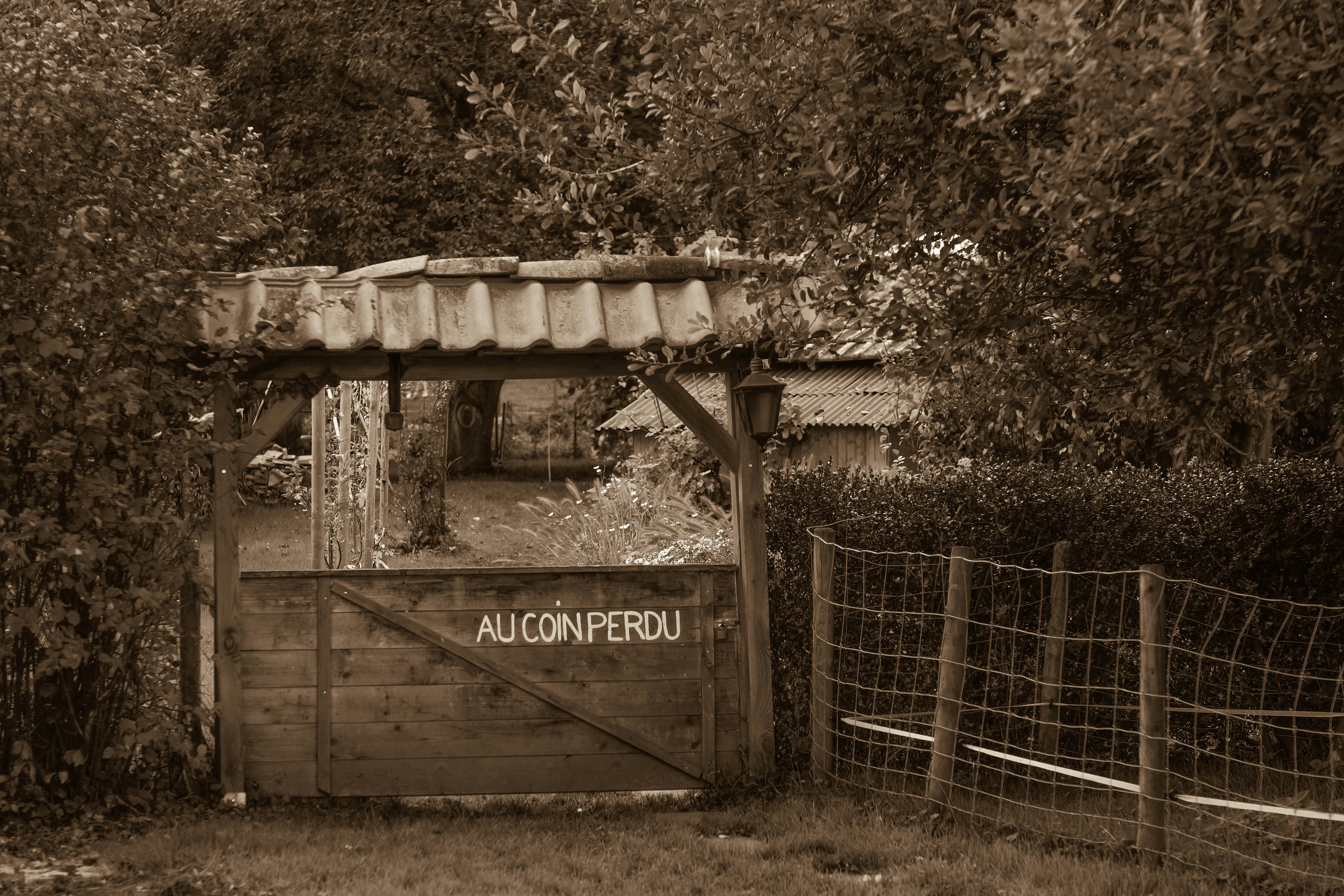 Locked Gate to Quiet Pasture