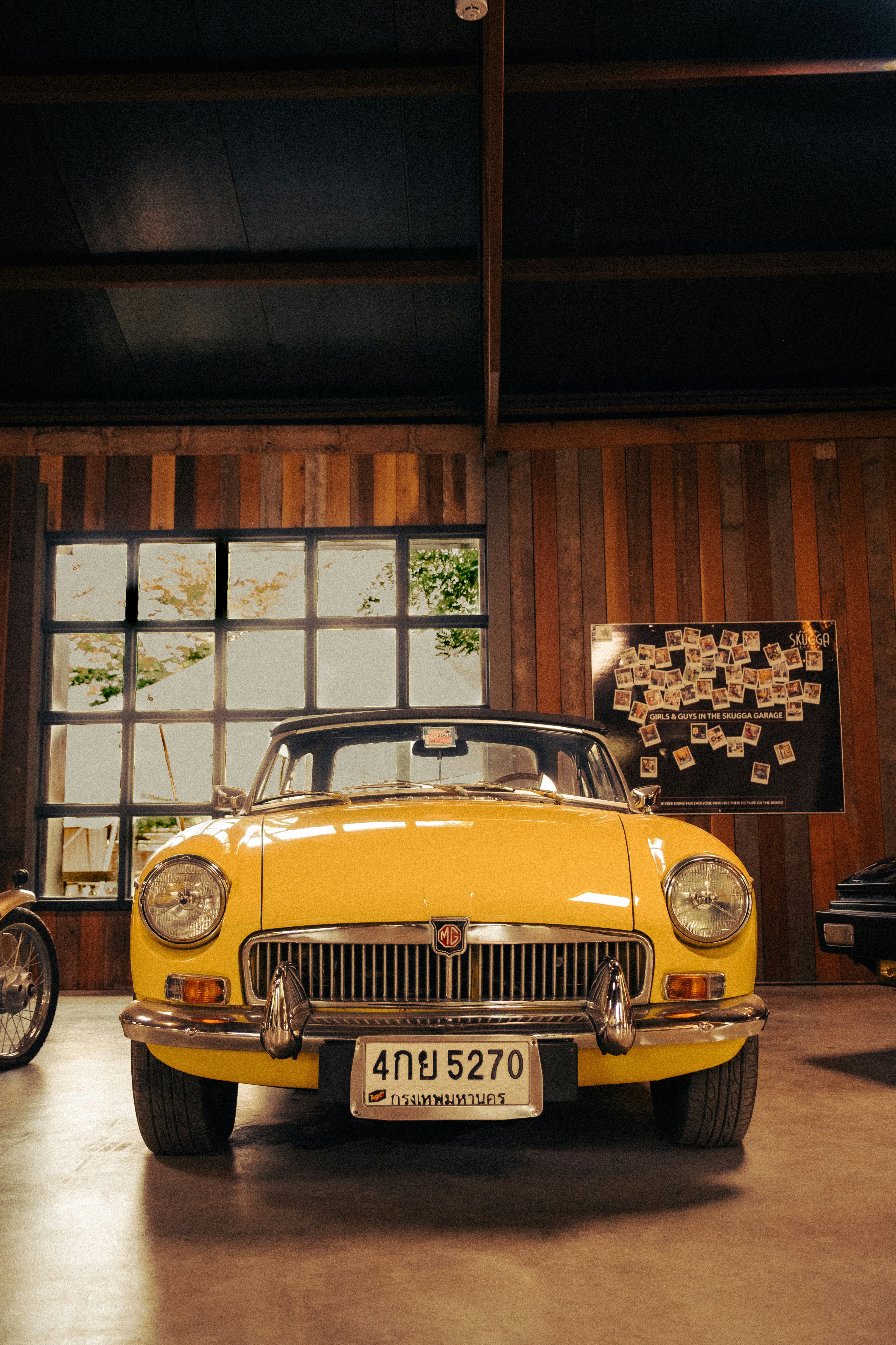 Yellow Classic in a Cozy Wooden Studio