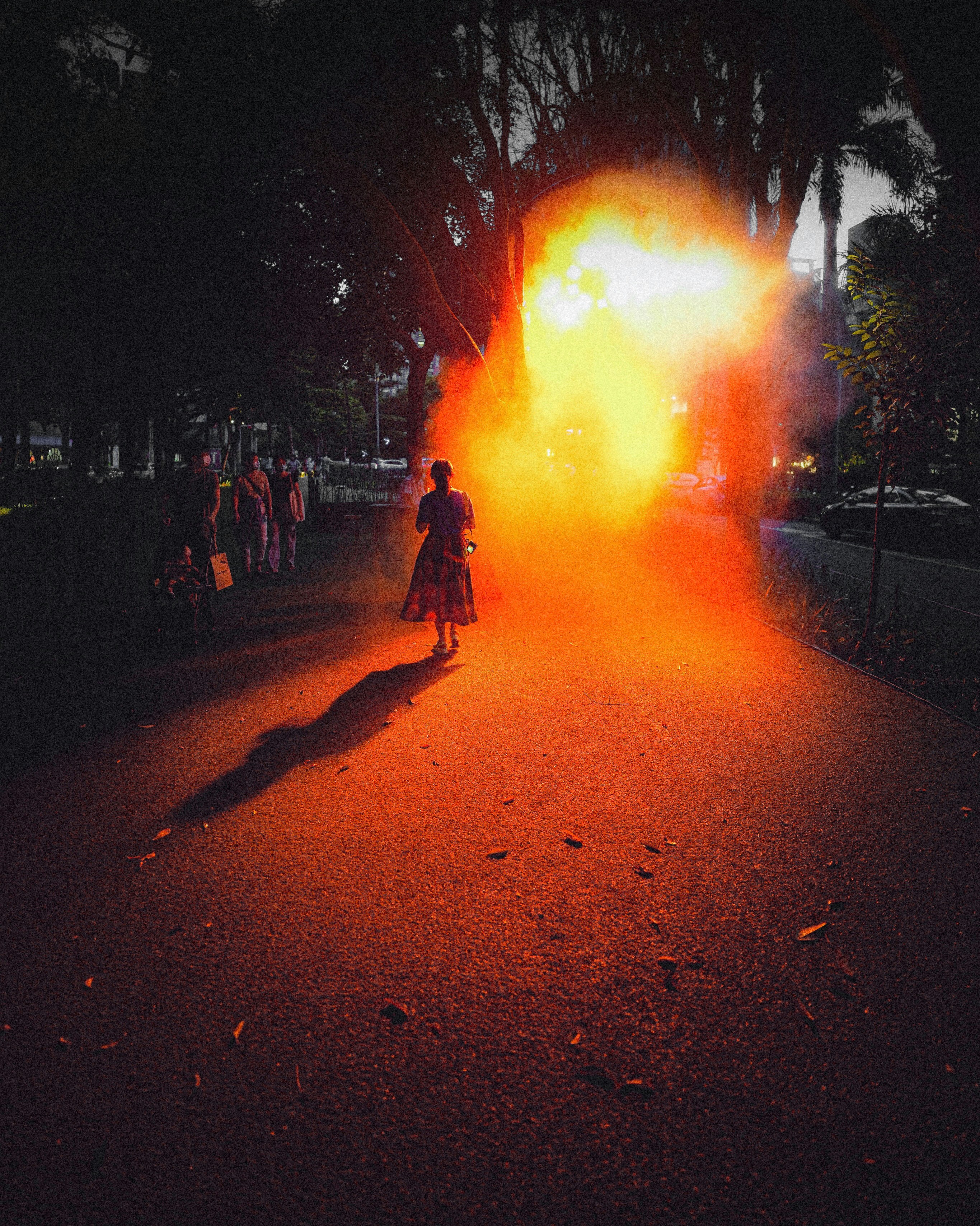 Runner into the Flame: A Night in the Park