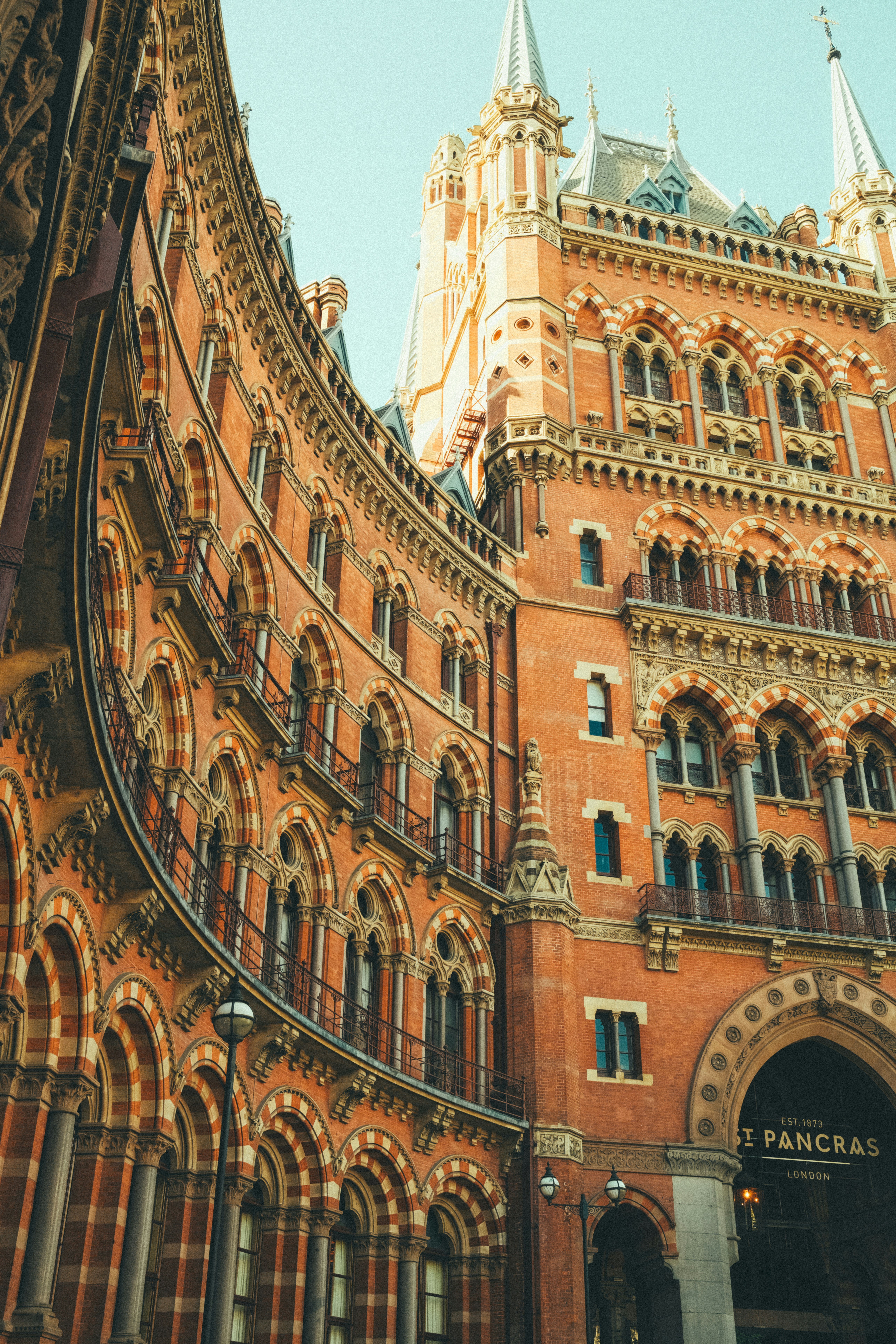 Gothic Brick Facade of London's Pancras Gate