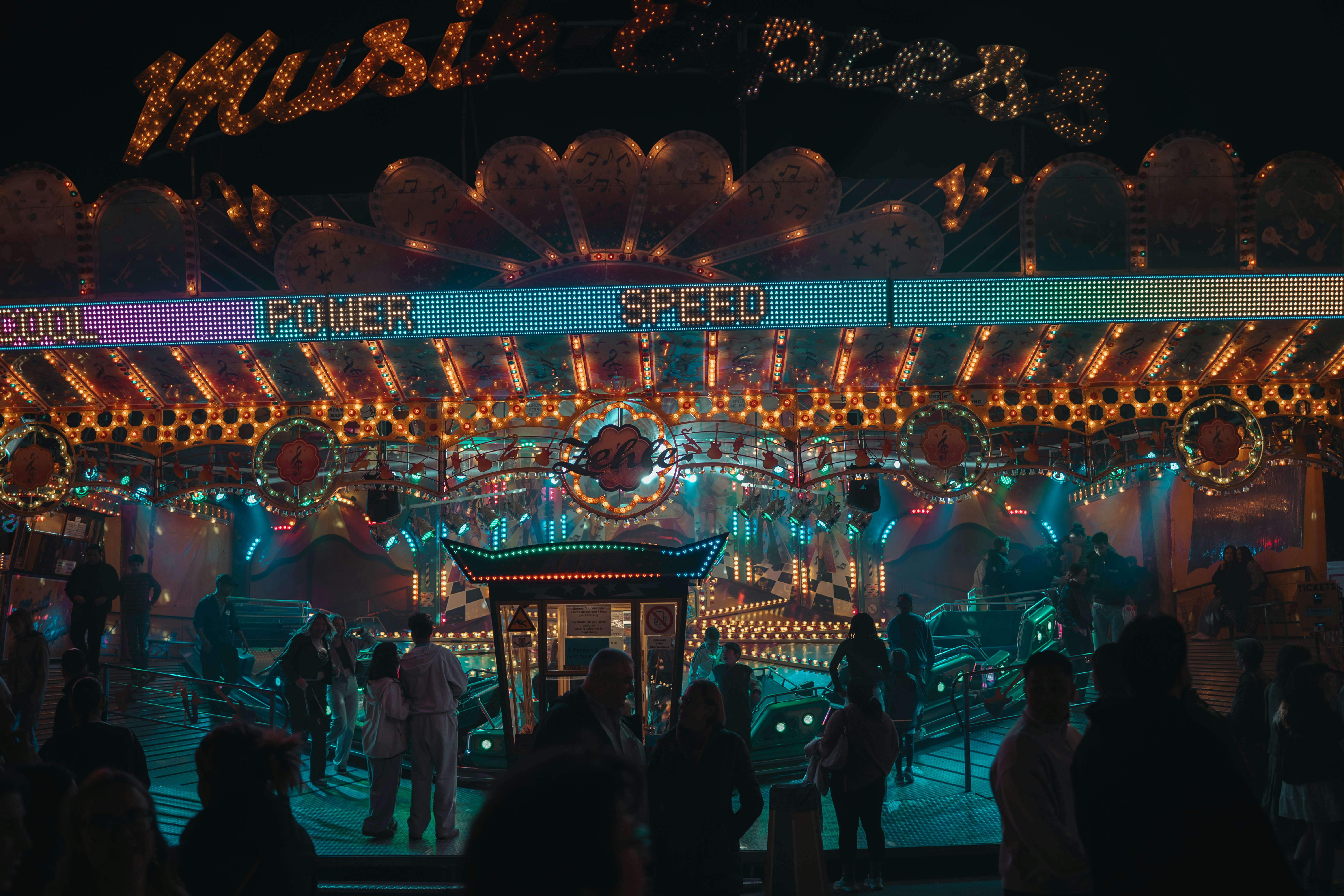 Neon Carousel of Nightlife