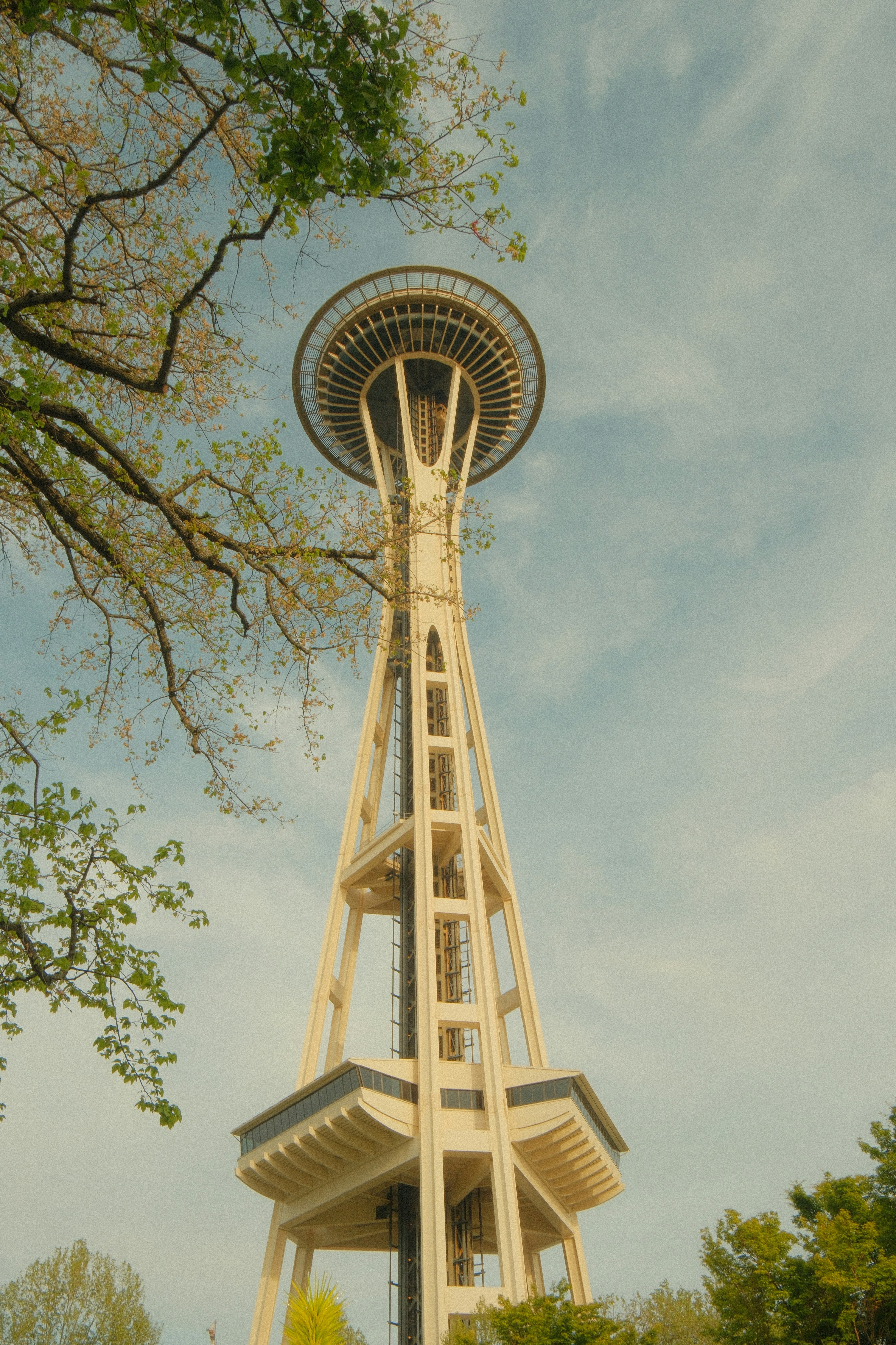Space Needle in Soft Sunset Light