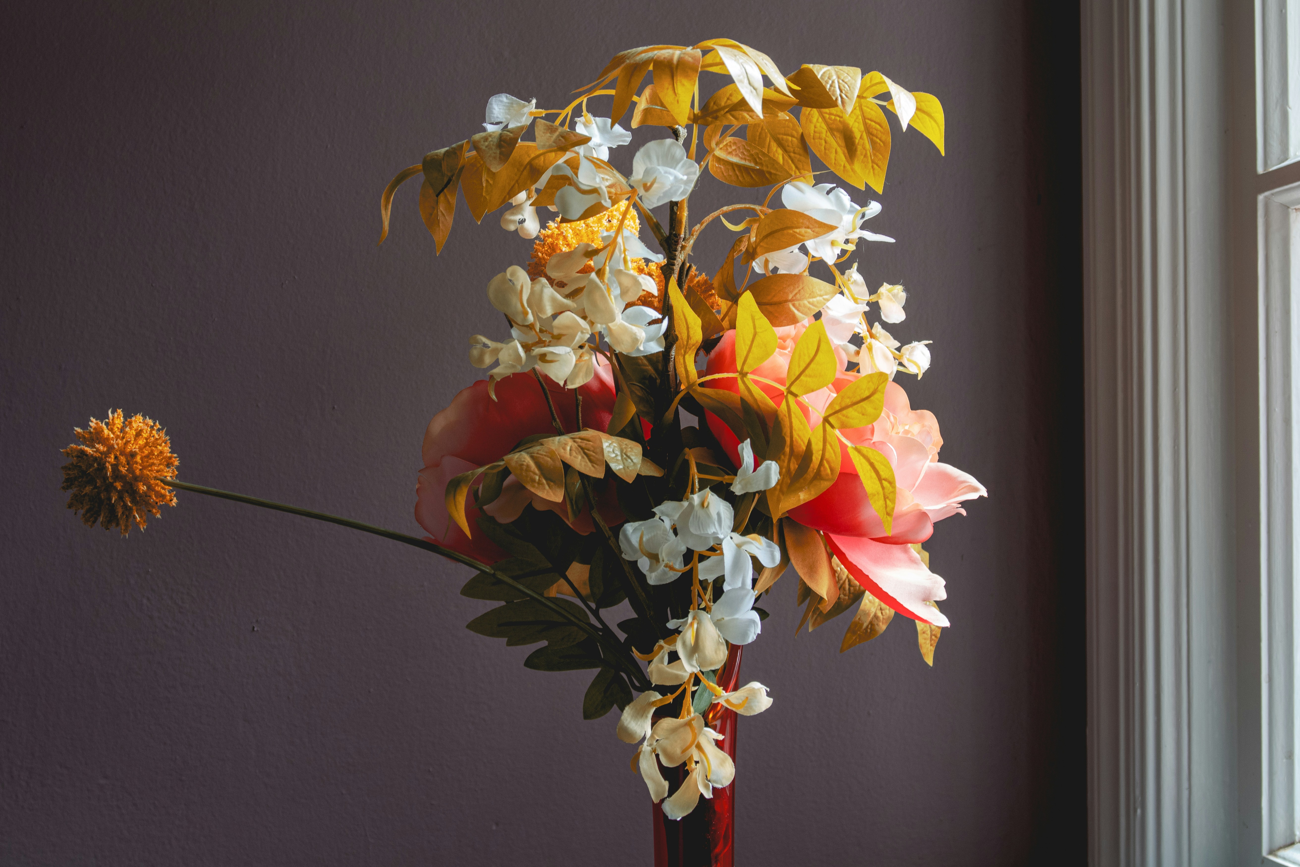 Autumn Bouquet in Soft Window Light