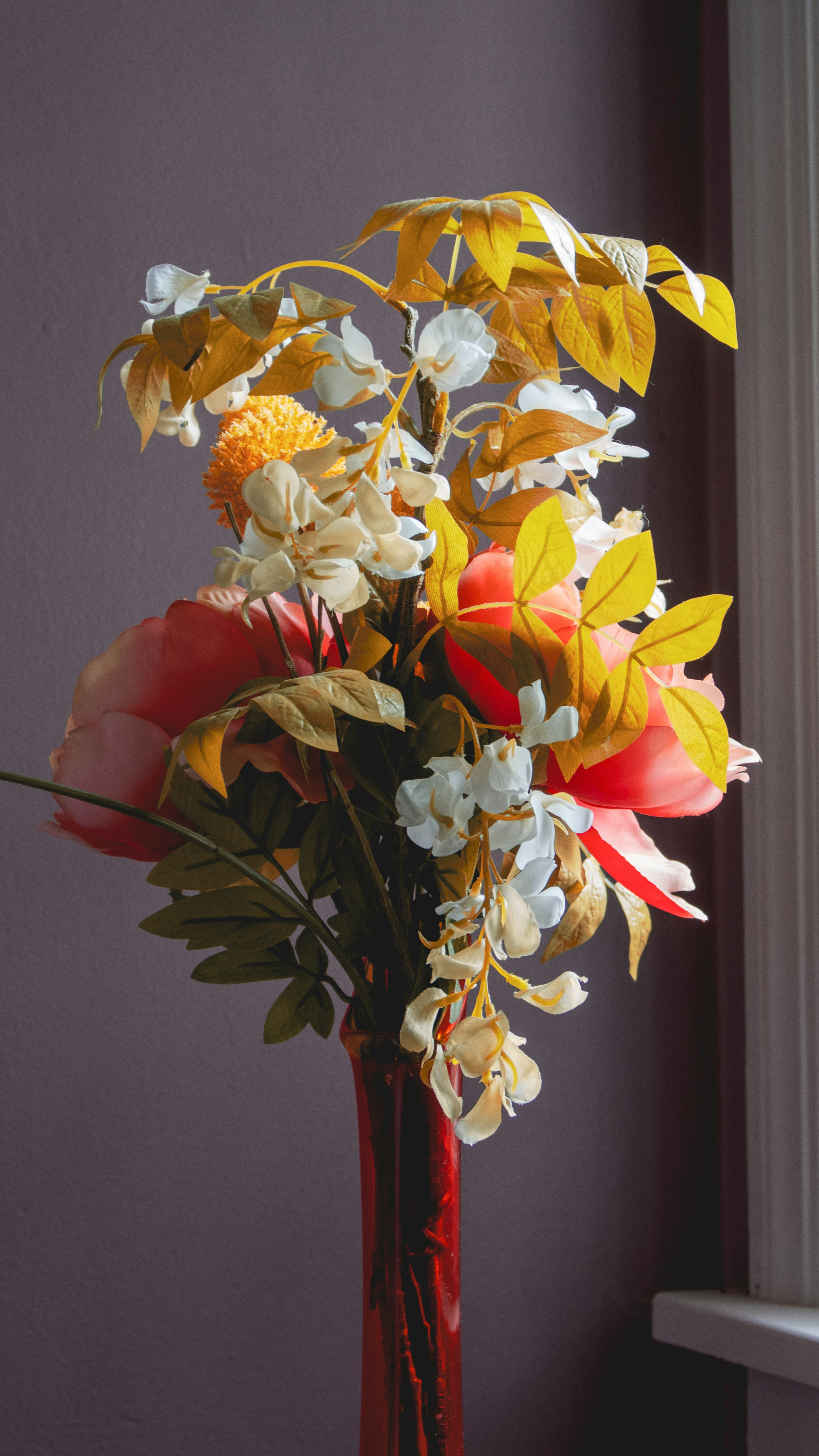 Vibrant Bouquet in Soft Window Light
