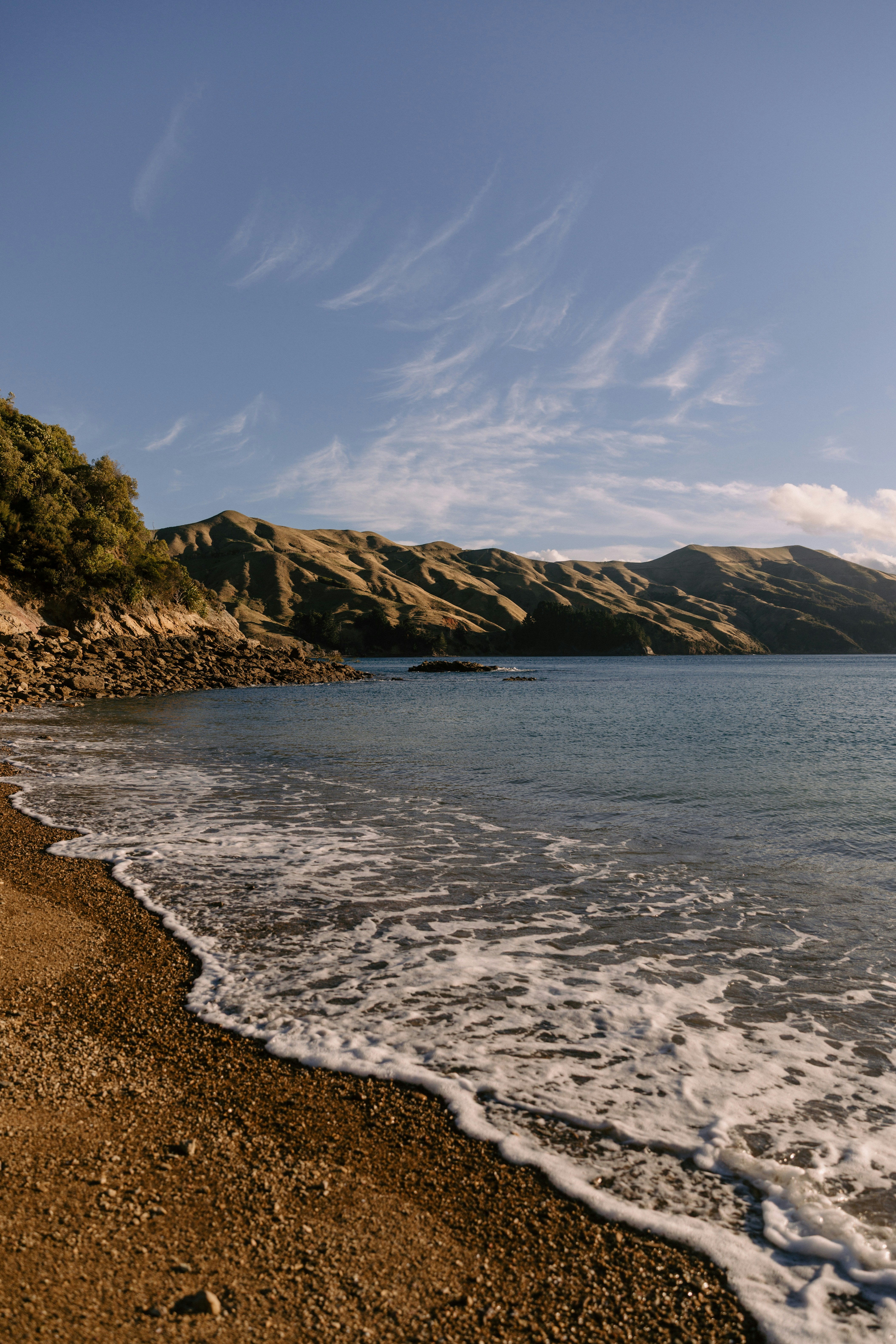 Golden Shoreline and Quiet Sea Echo