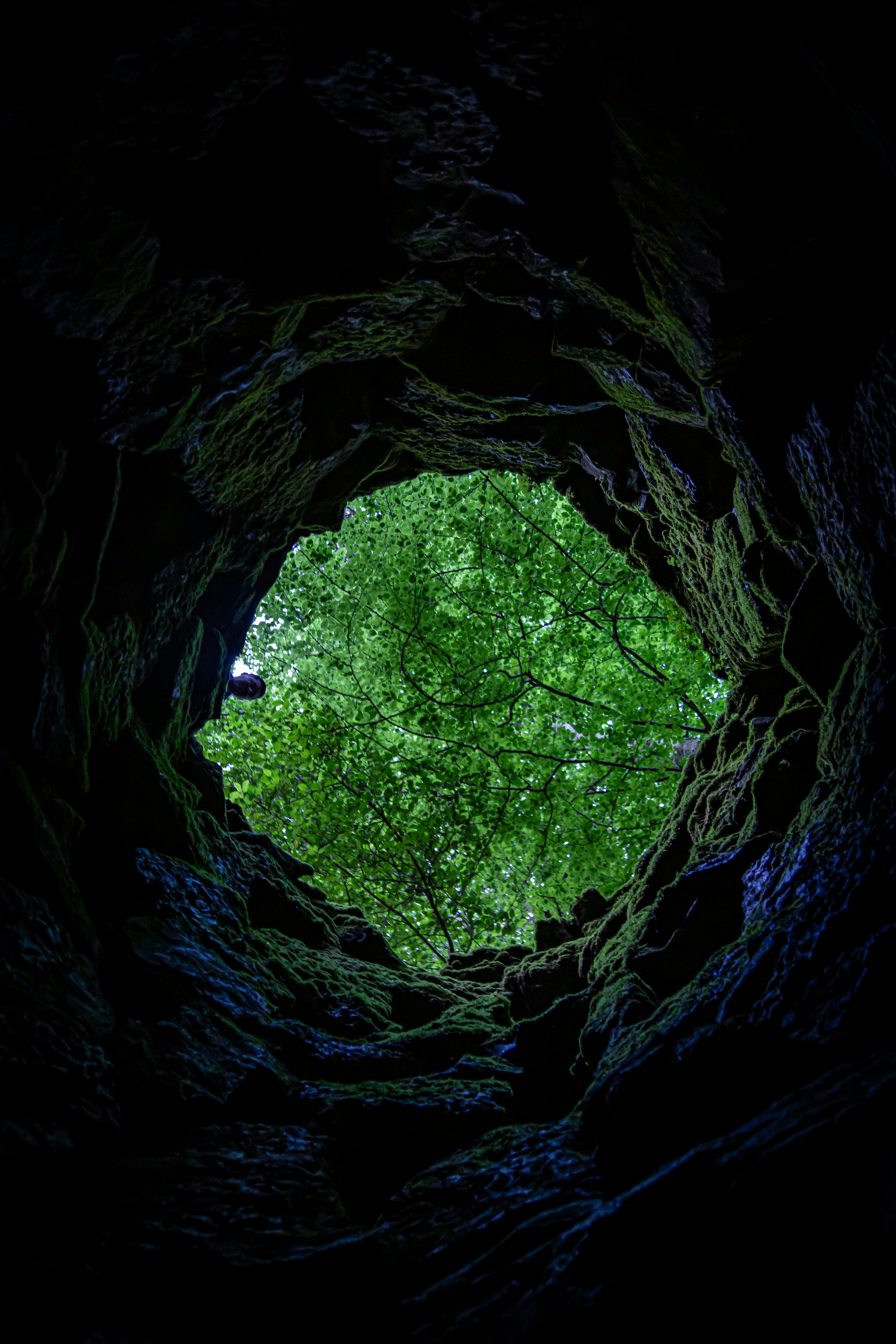 Emerald Sky Through the Opening