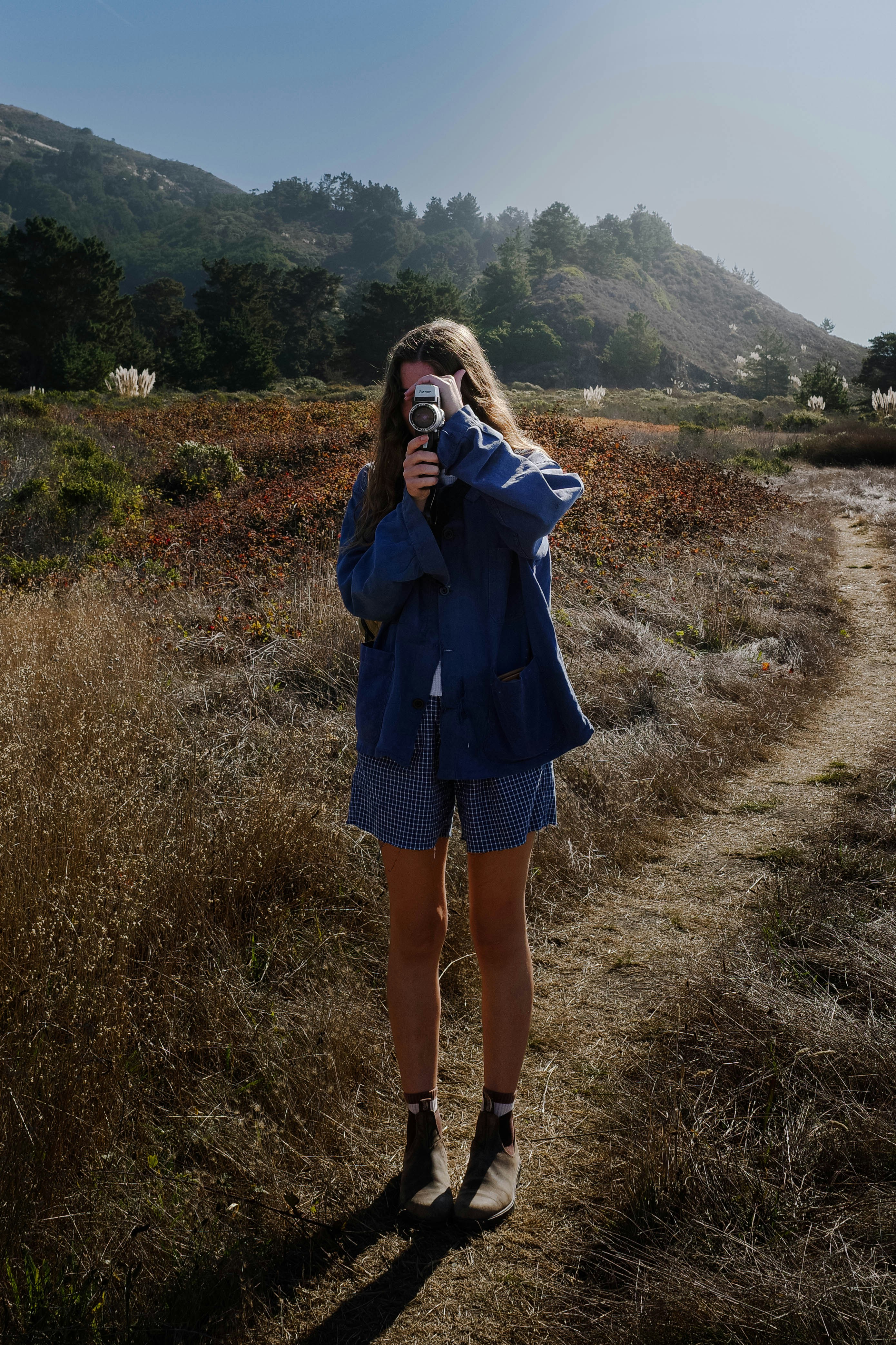 Blue Jacket, Quiet Trail: A Photographer in the Meadow