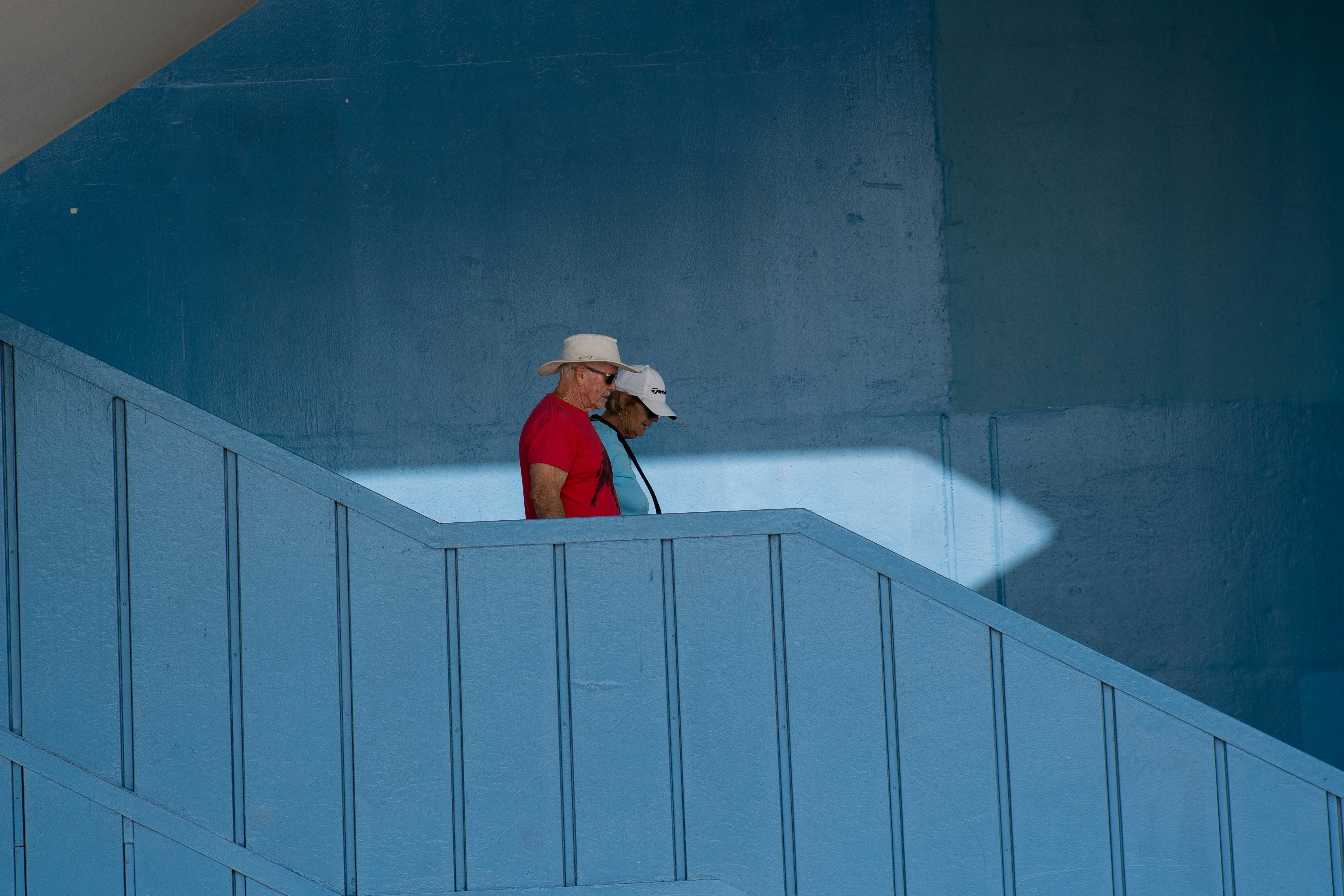 Blue Walkway Serenade