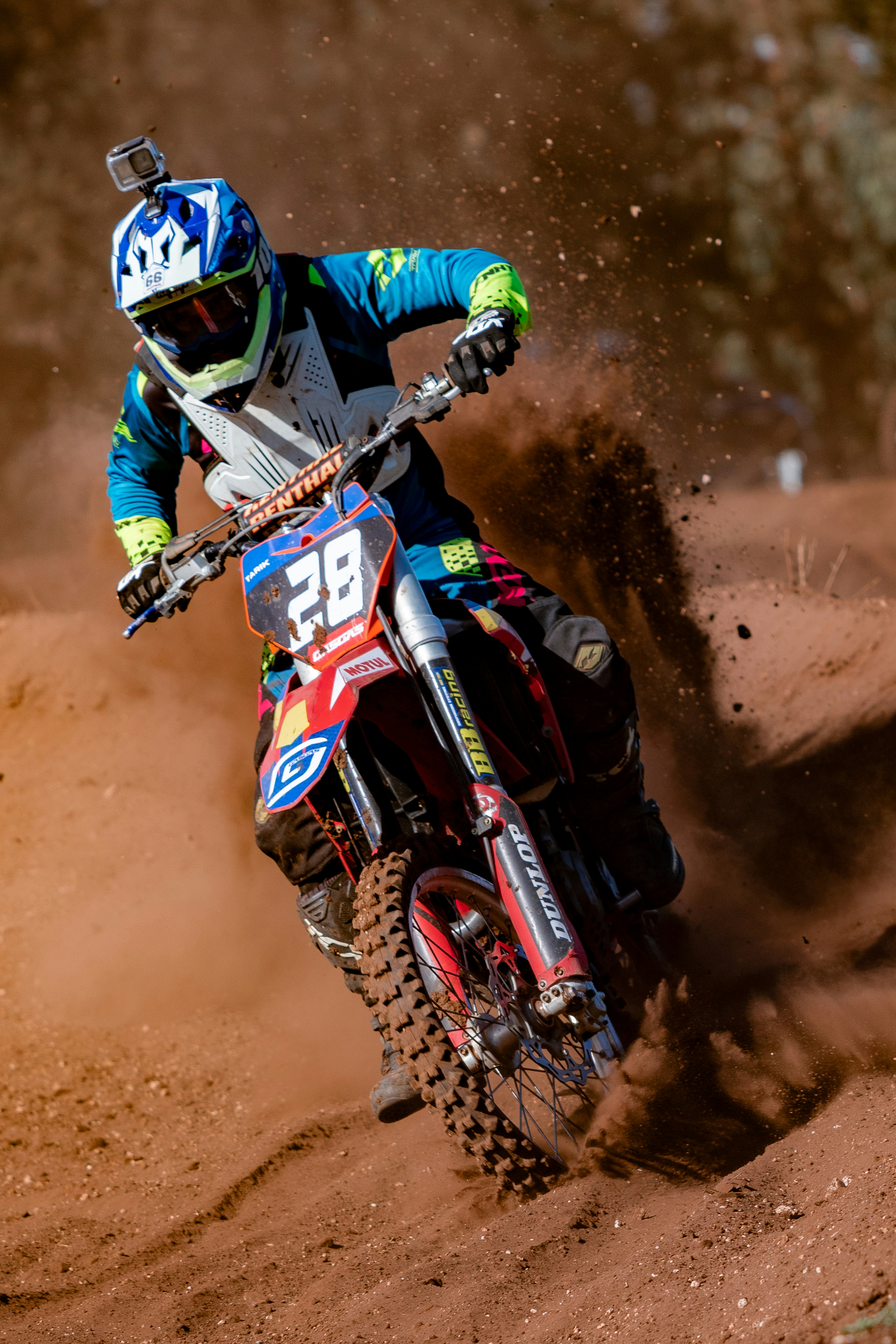 Turning Dust: A Rider Bites the Curve on Red Dirt
