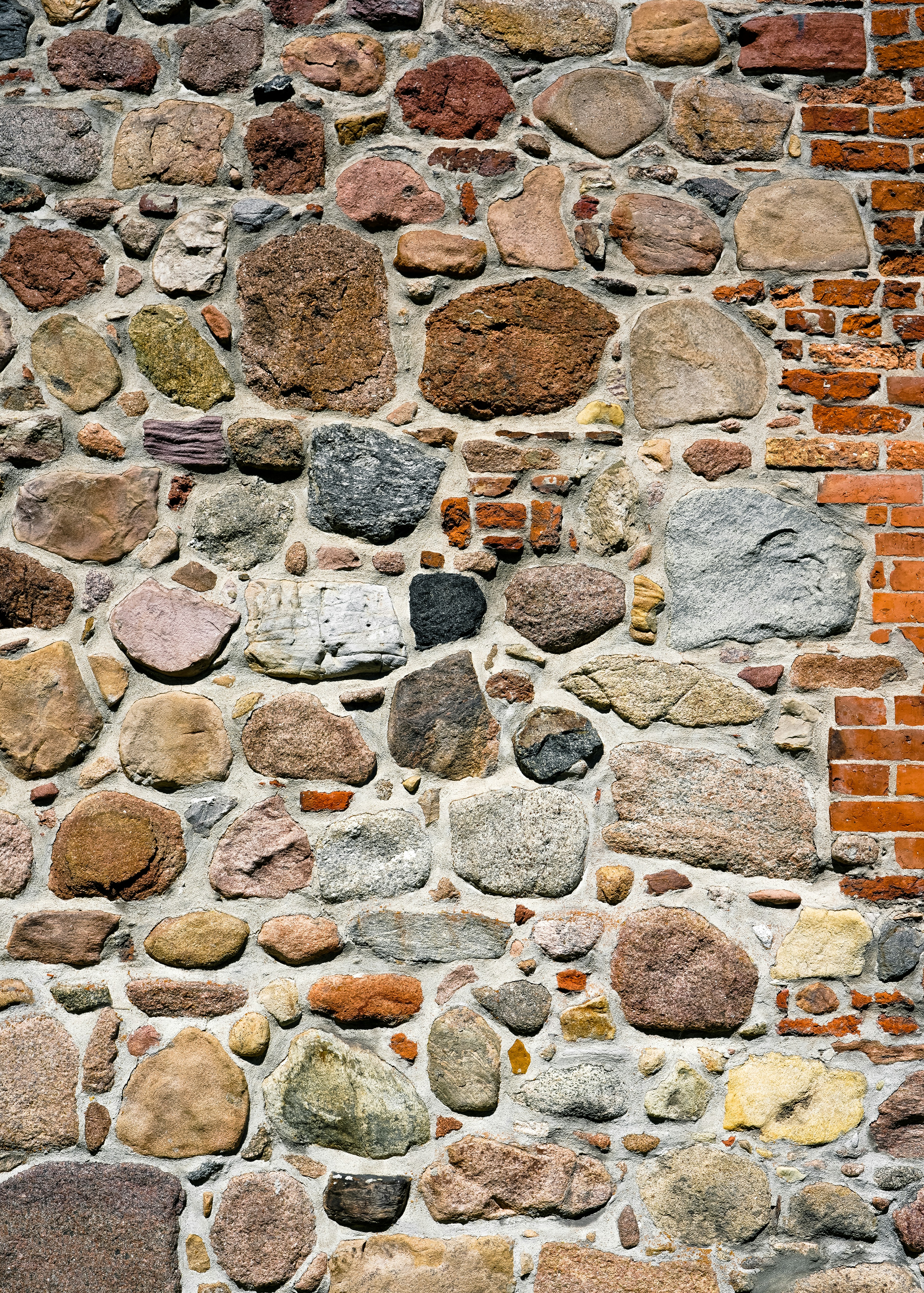 Weathered Quarry: A Mosaic of Stones and brick