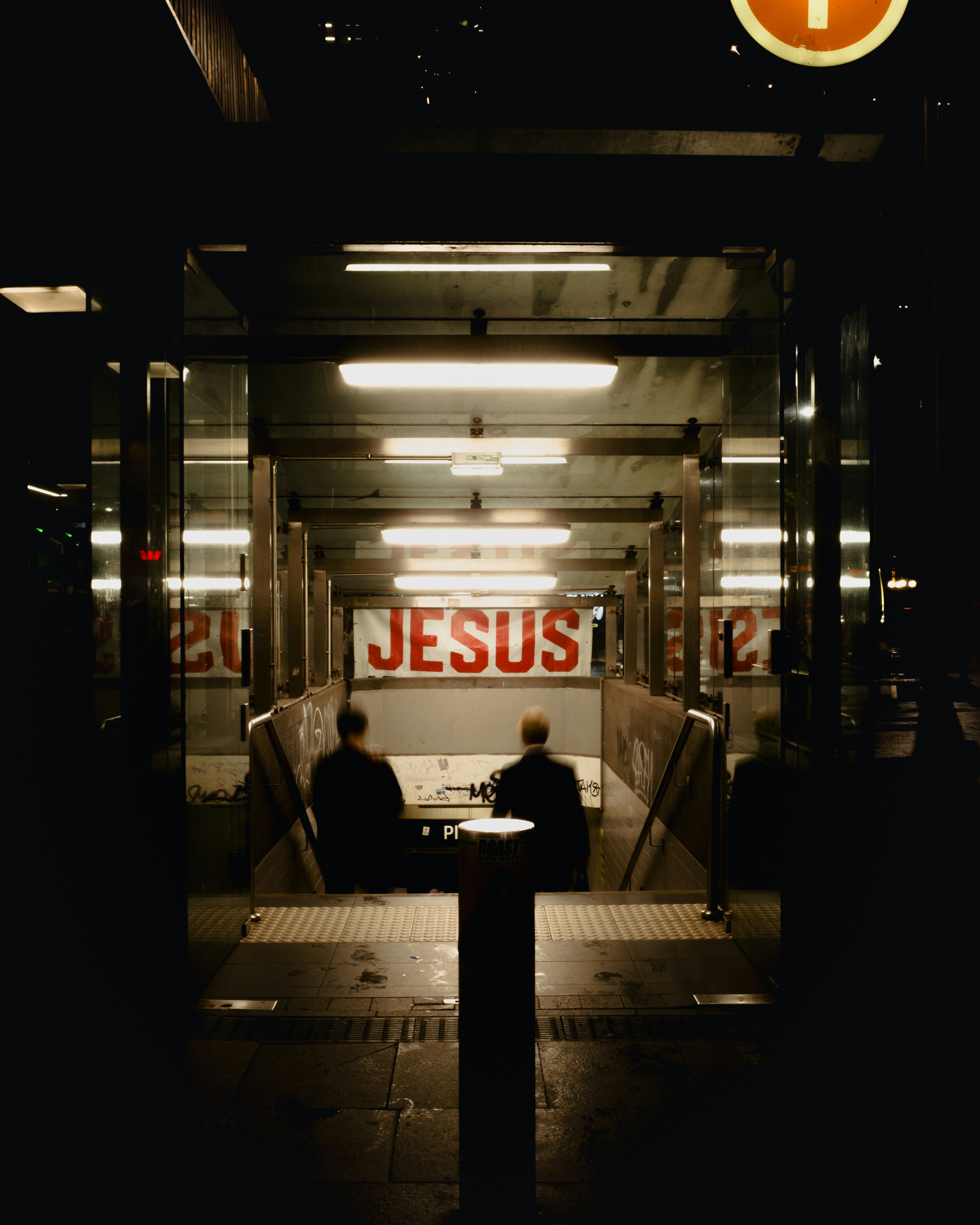 Midnight Subway Sermon: A Neon Path to Jesus