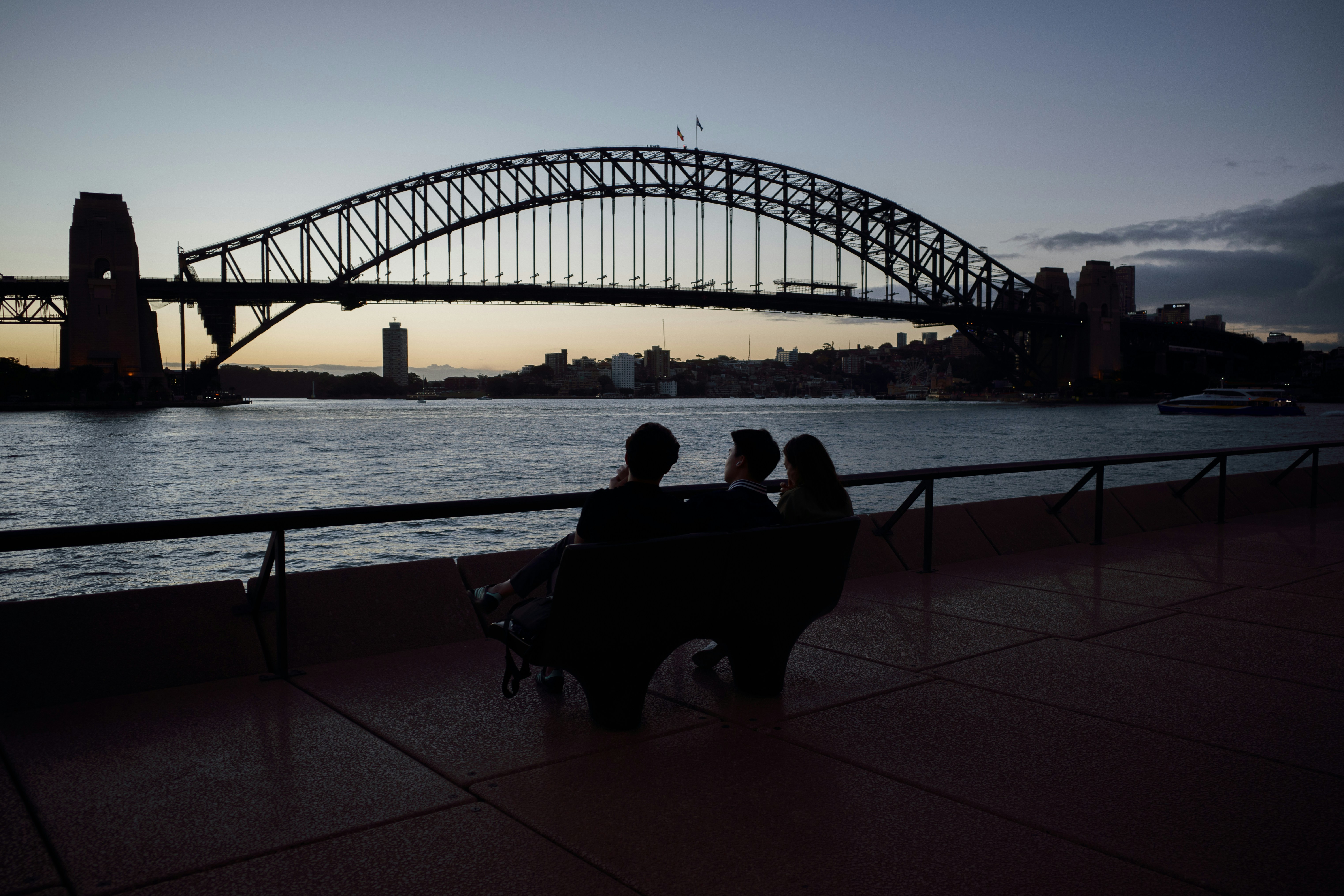 Evening Dialogue by the Harbour Bridge
