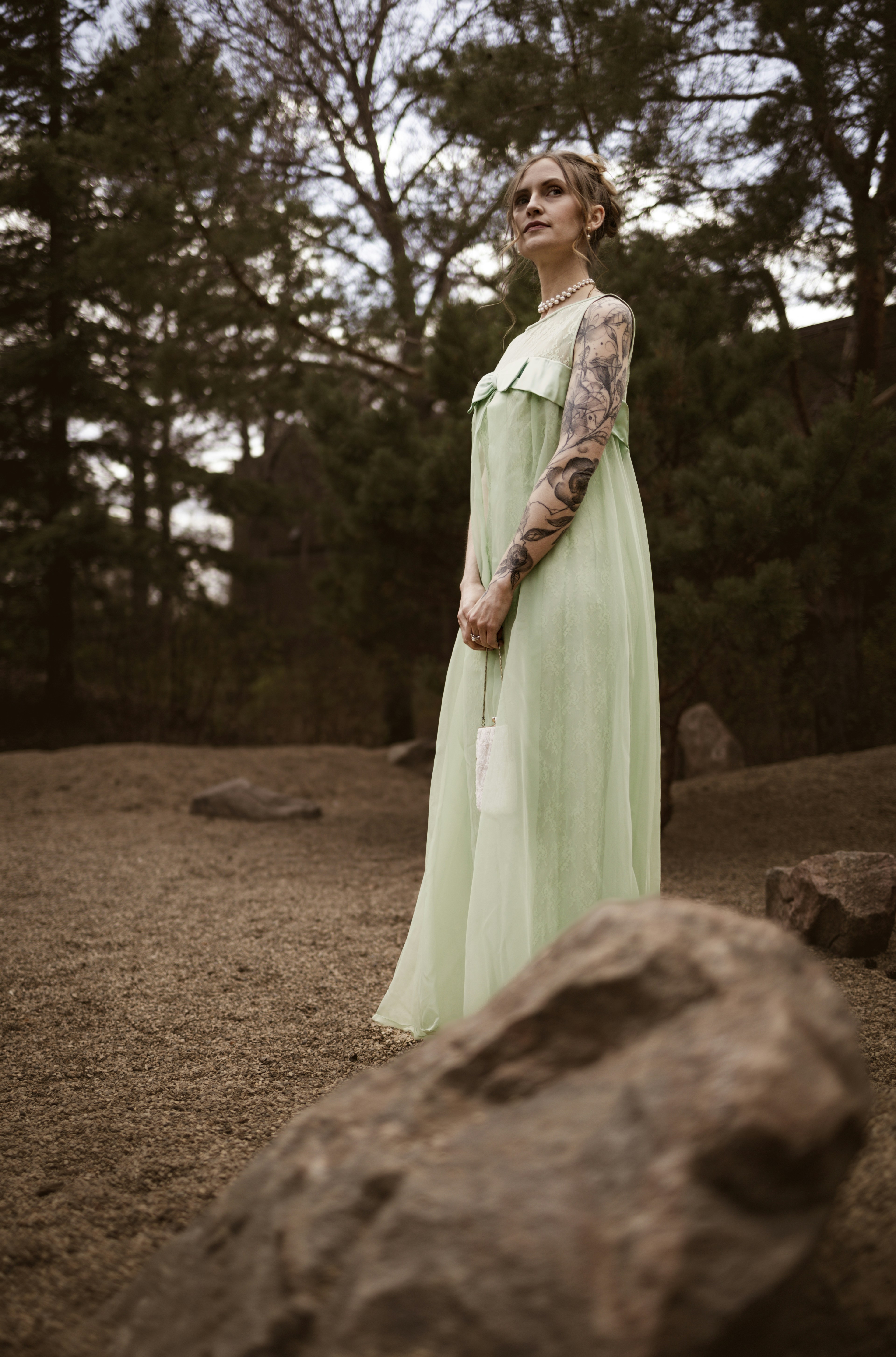 Whispering Green: A Portrait in Quiet Grace